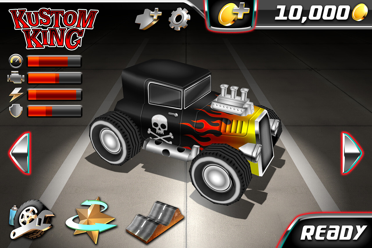 ArtStation - Hot Rod Racer / UI