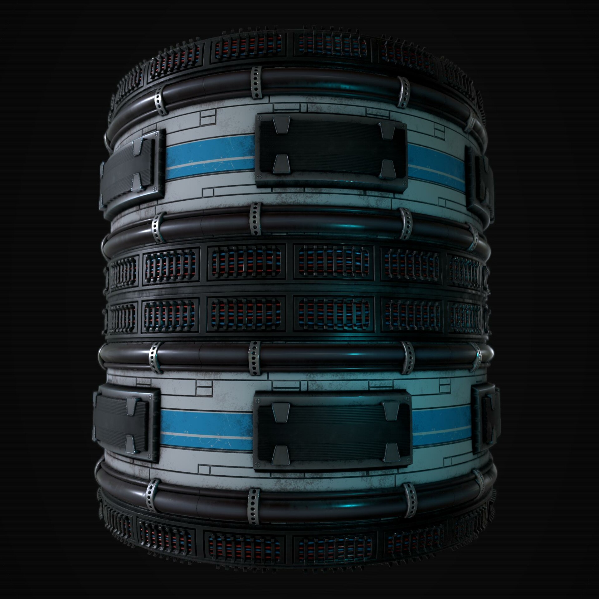 Enrique Vejar Garate - sci-fi roof panel