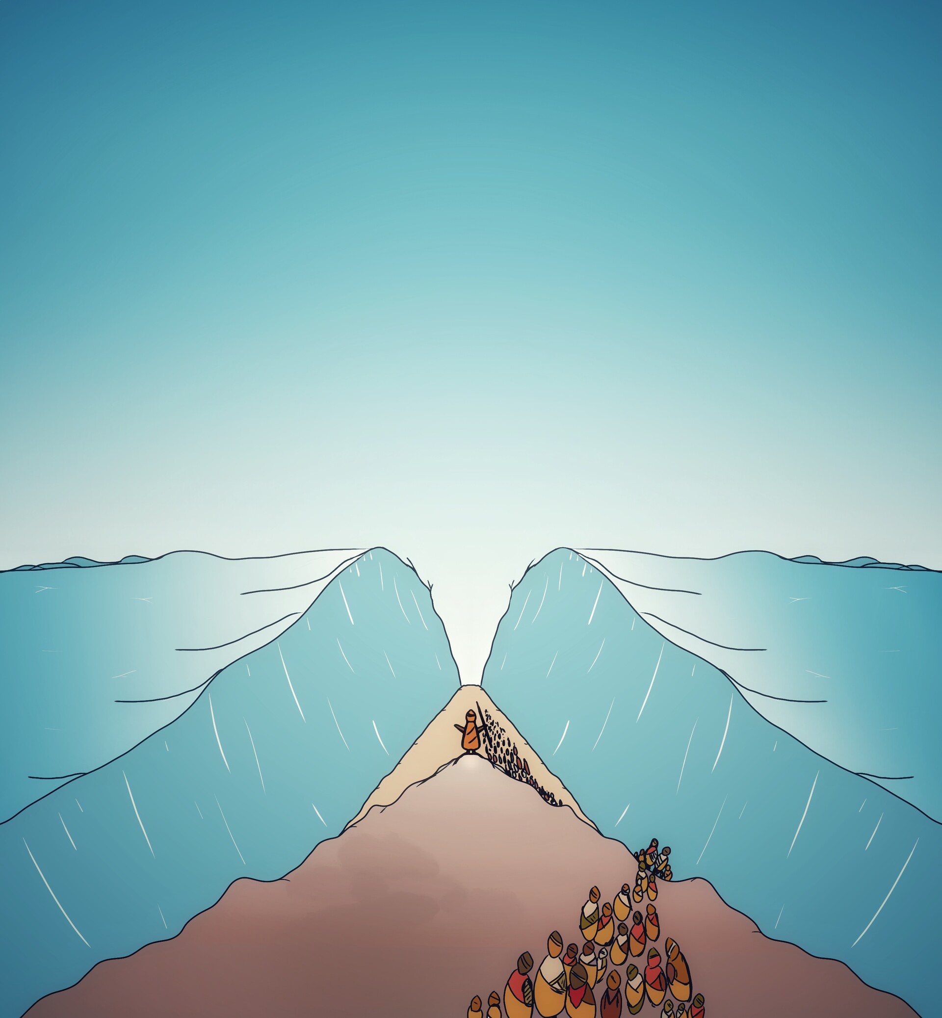 ArtStation - Crossing of the Red Sea (Book of Exodus)