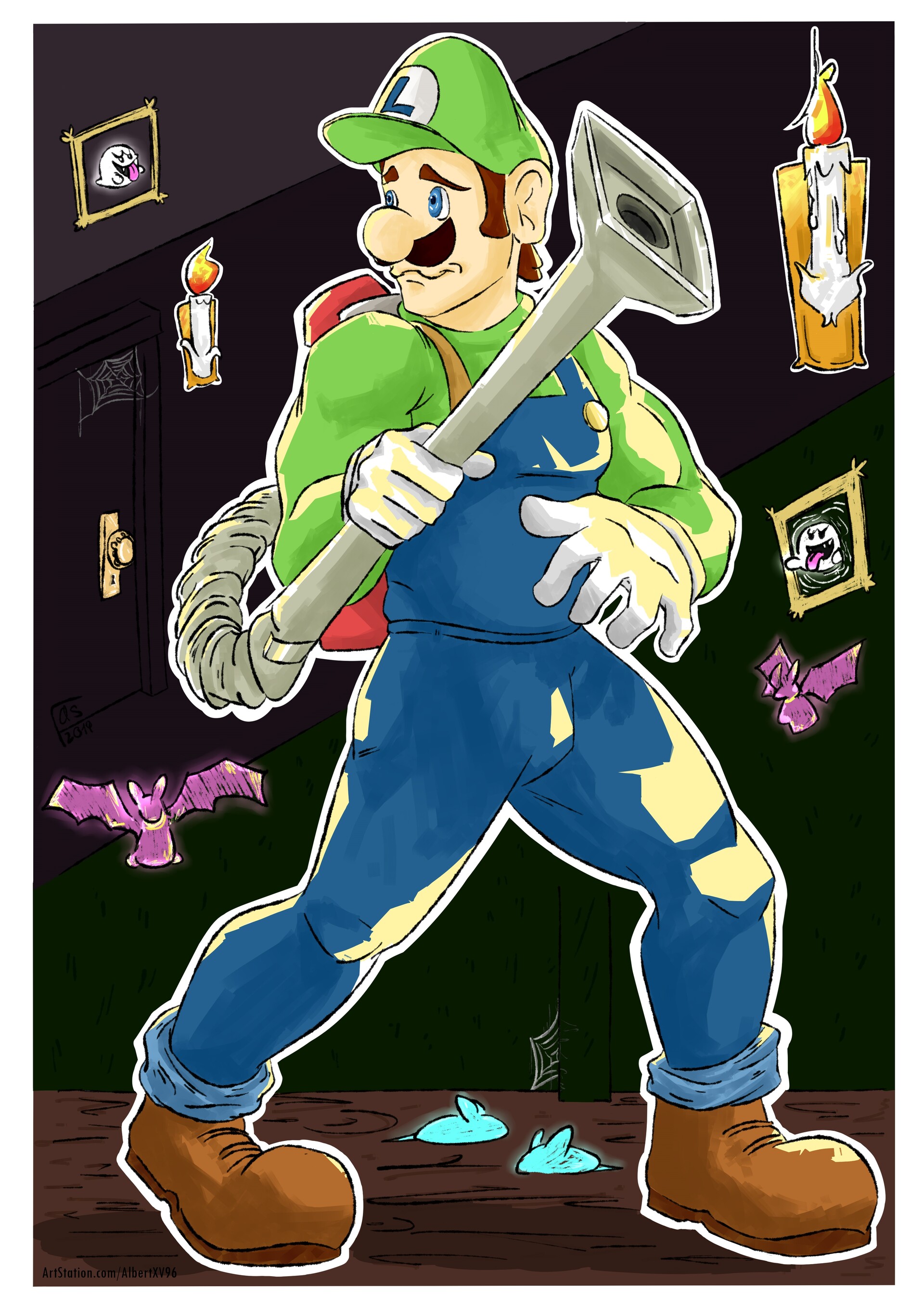 ArtStation - Luigi's Mansion.