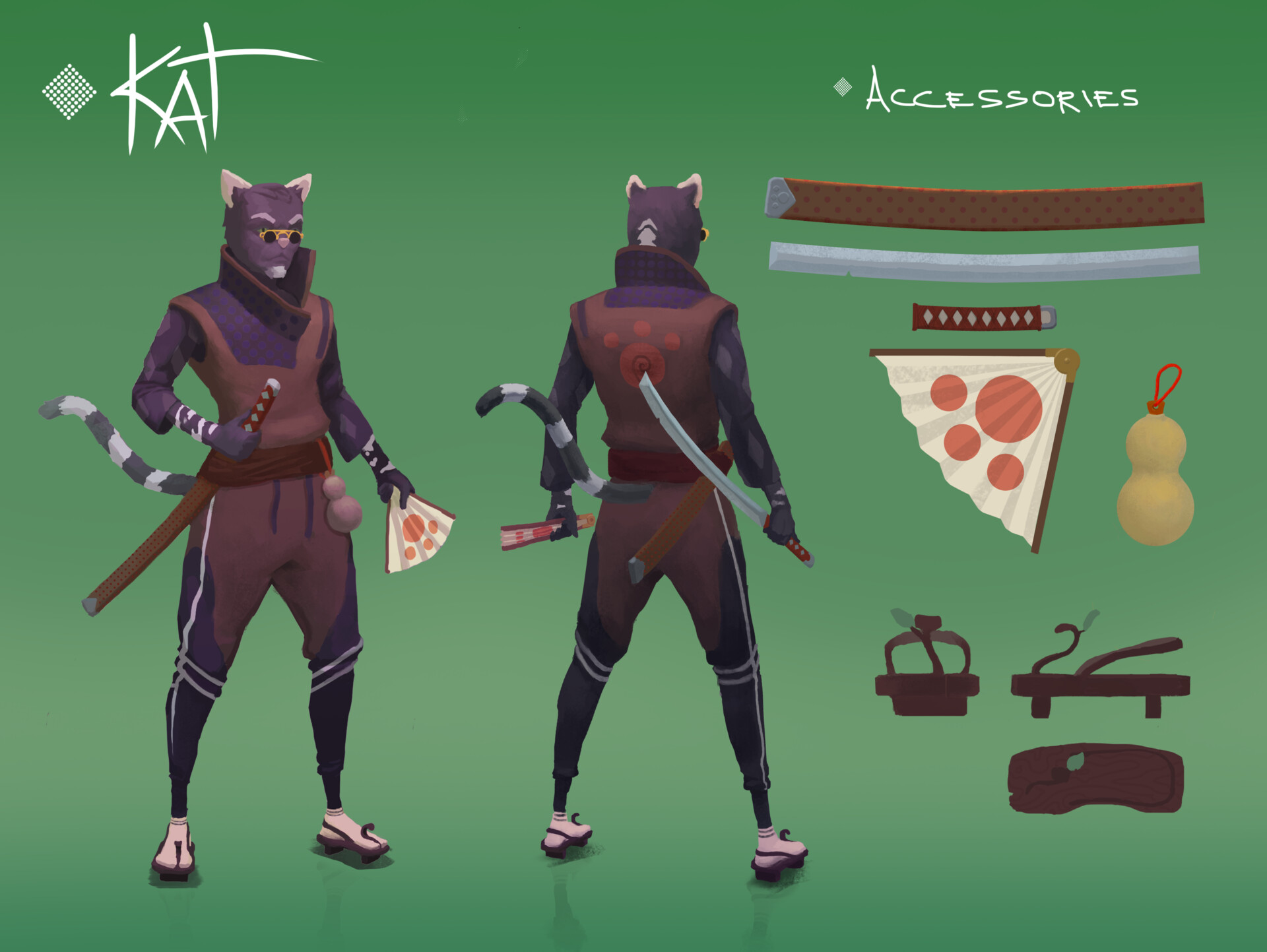 ArtStation - Kat game character concept art