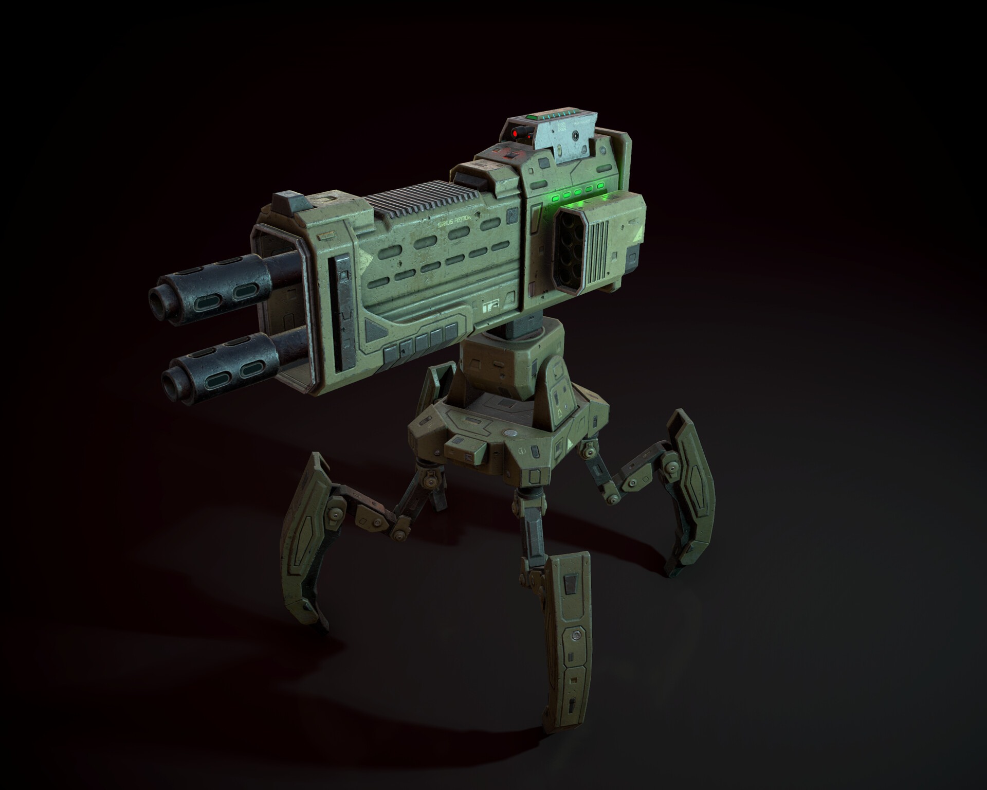 ArtStation - Spider Gun