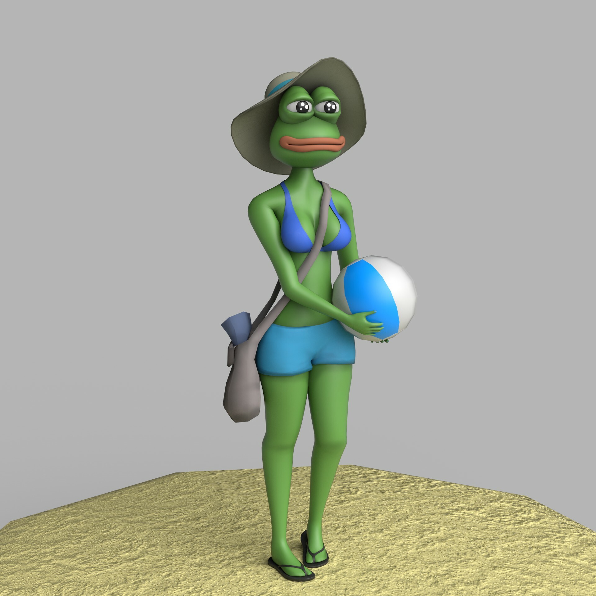 Bryce Porter - Beach Babe Pepe