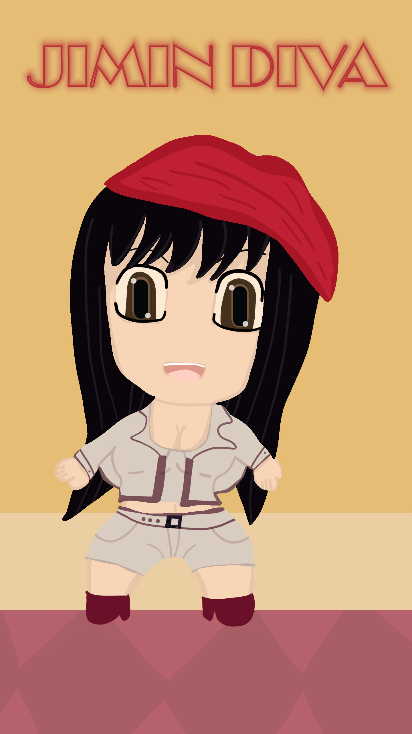 ArtStation - Jimin chibi group AOA