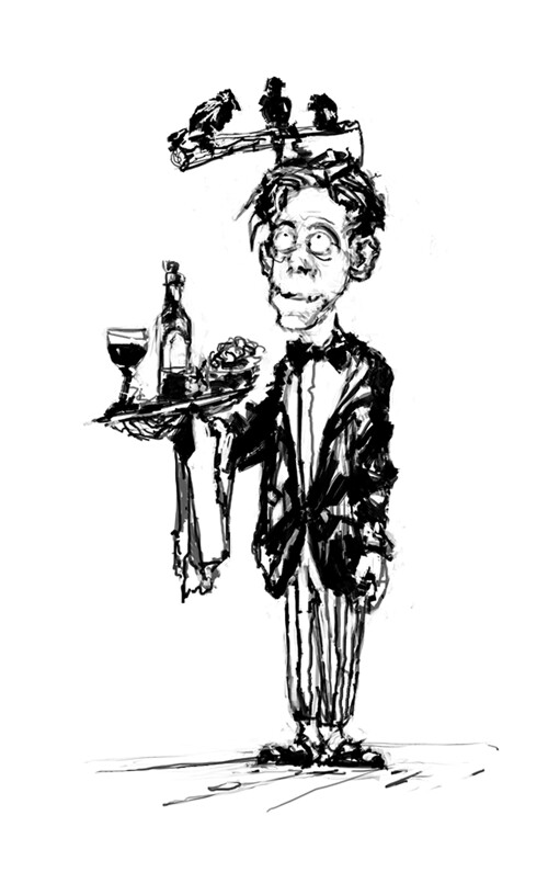 ArtStation - zombie waiter