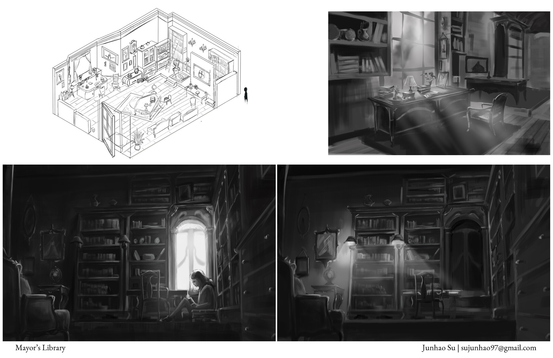 ArtStation - Mayor's Library