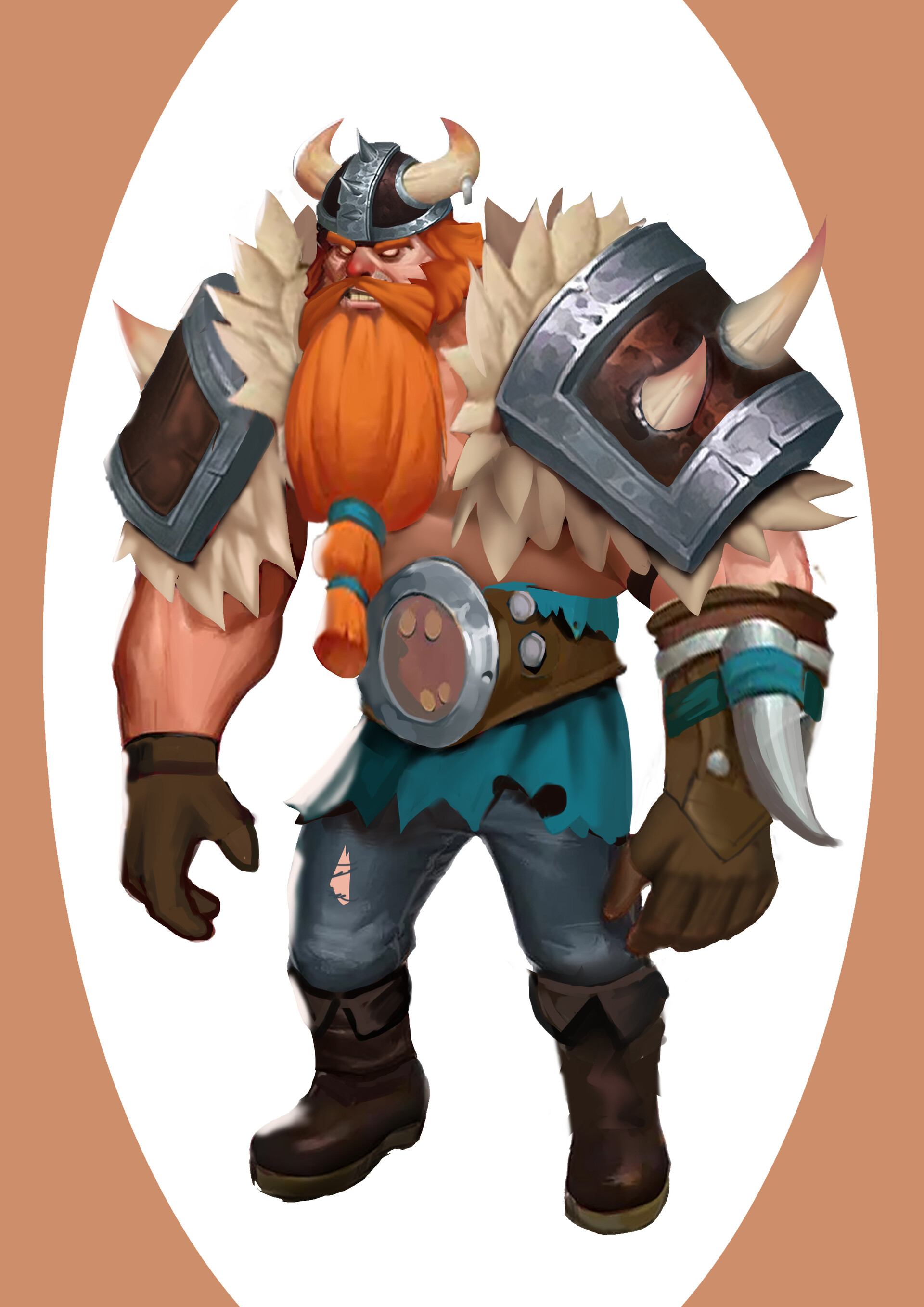 cartoon viking