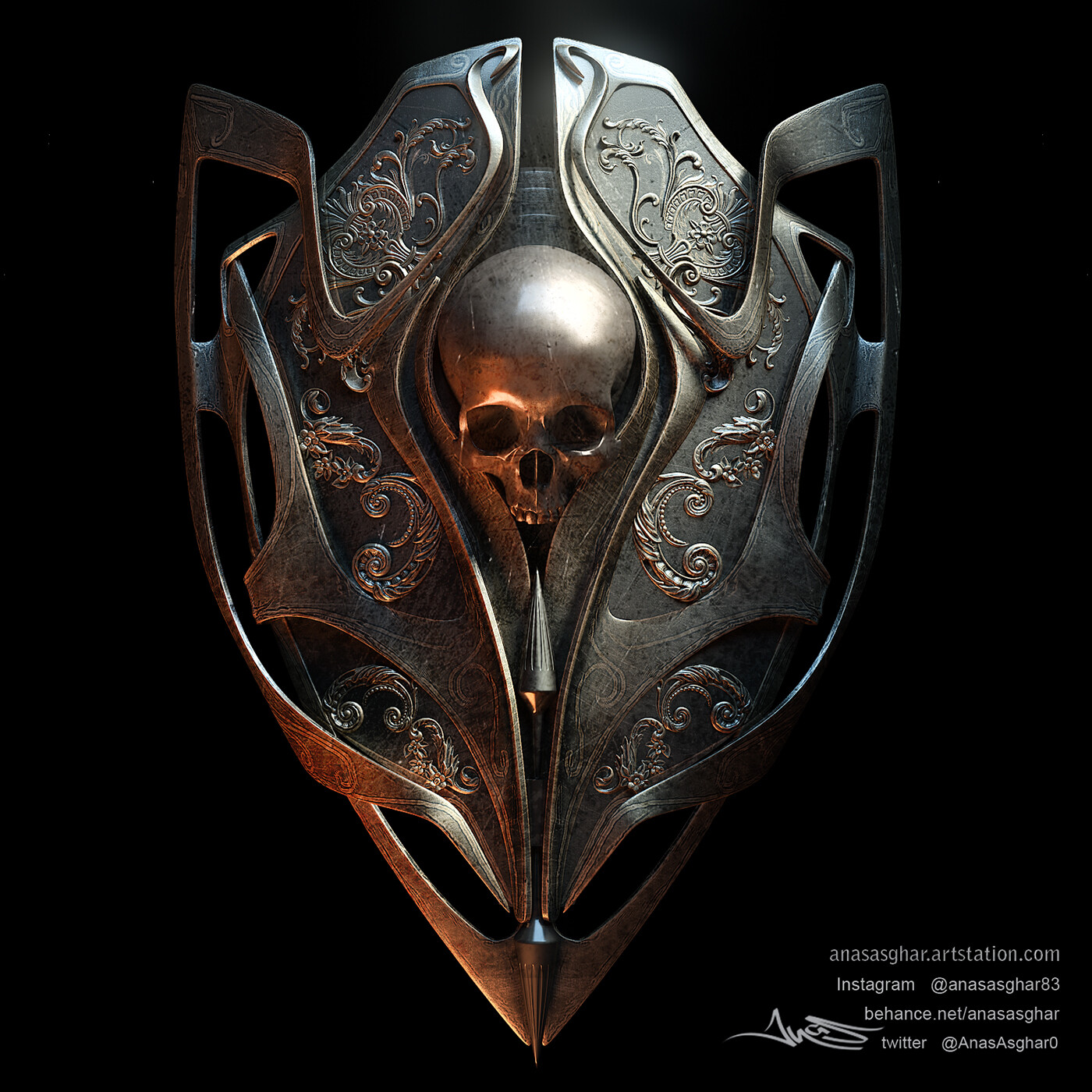 ArtStation - scifi shield