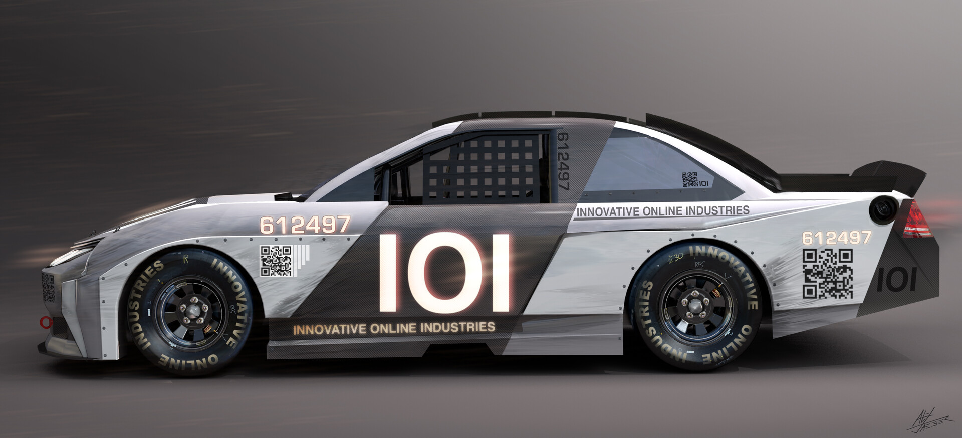 Dave McMahon - Warner Bros: Ready Player One: IOI stockcar- Previz ...