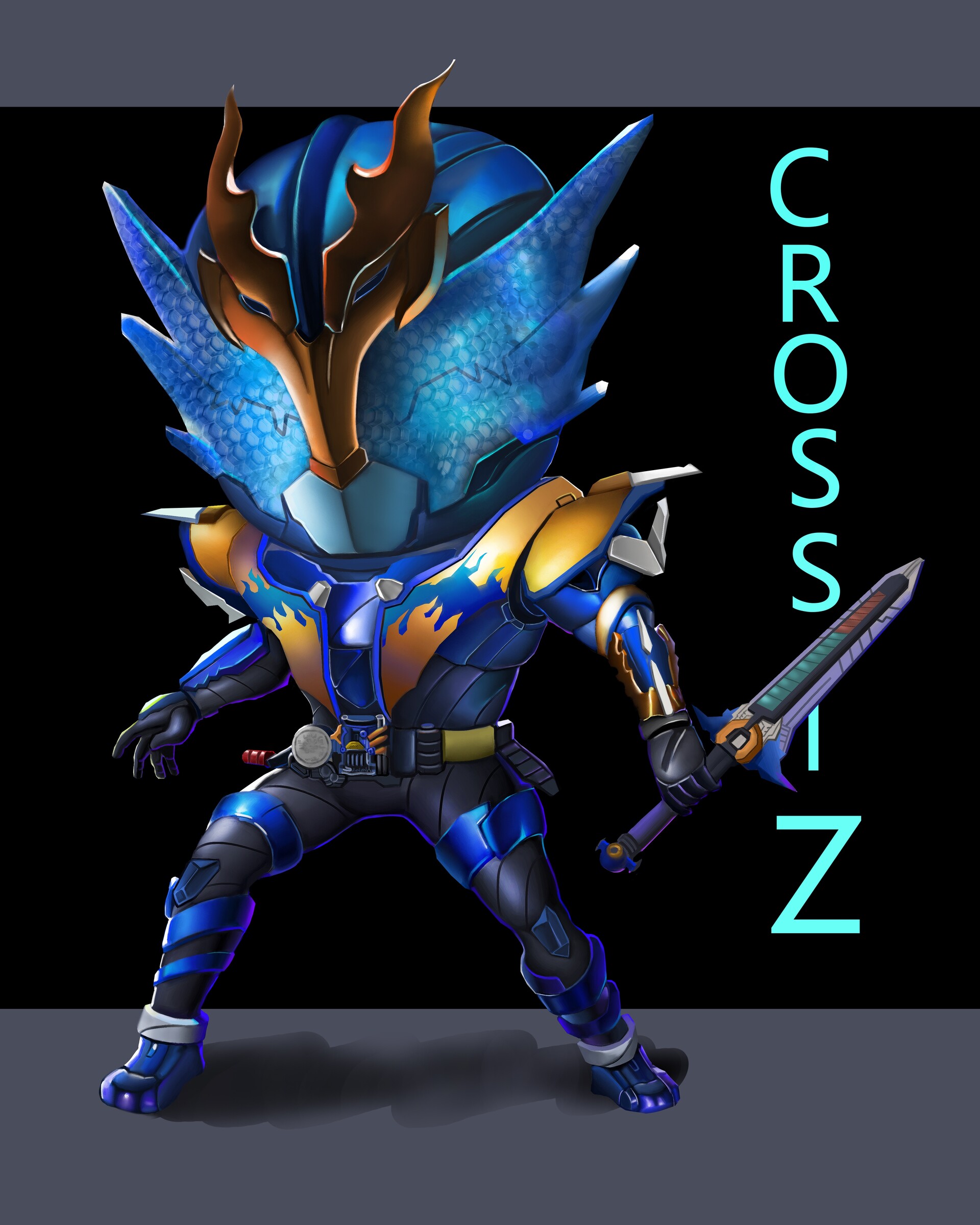 ArtStation - kamen rider cross-z