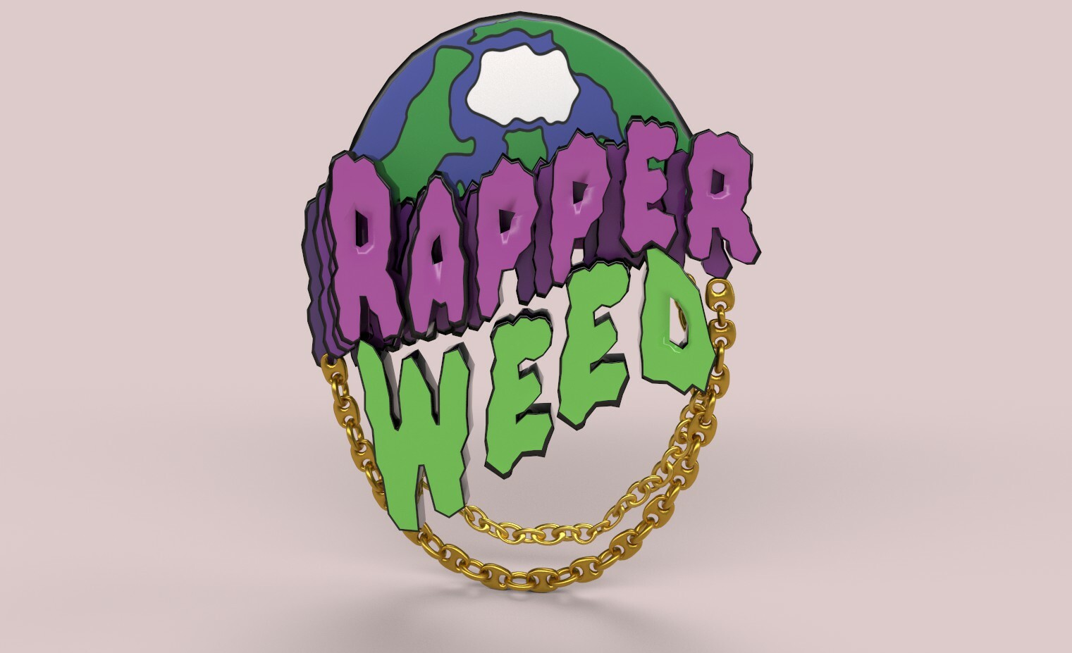ArtStation - 3D LOGO FOR RAPPERWEED INC