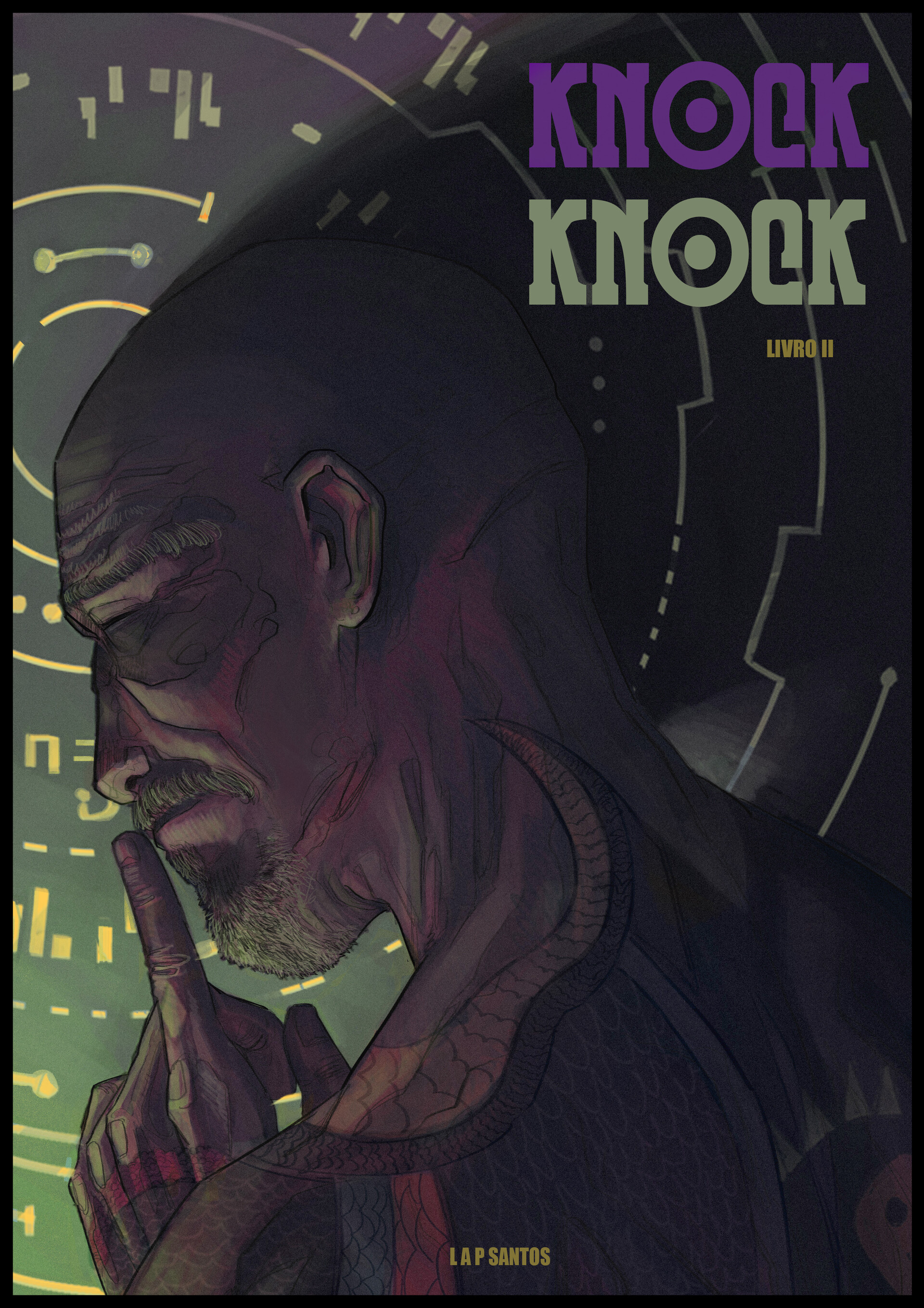 ArtStation - "KNOCK KNOCK" Book Cover