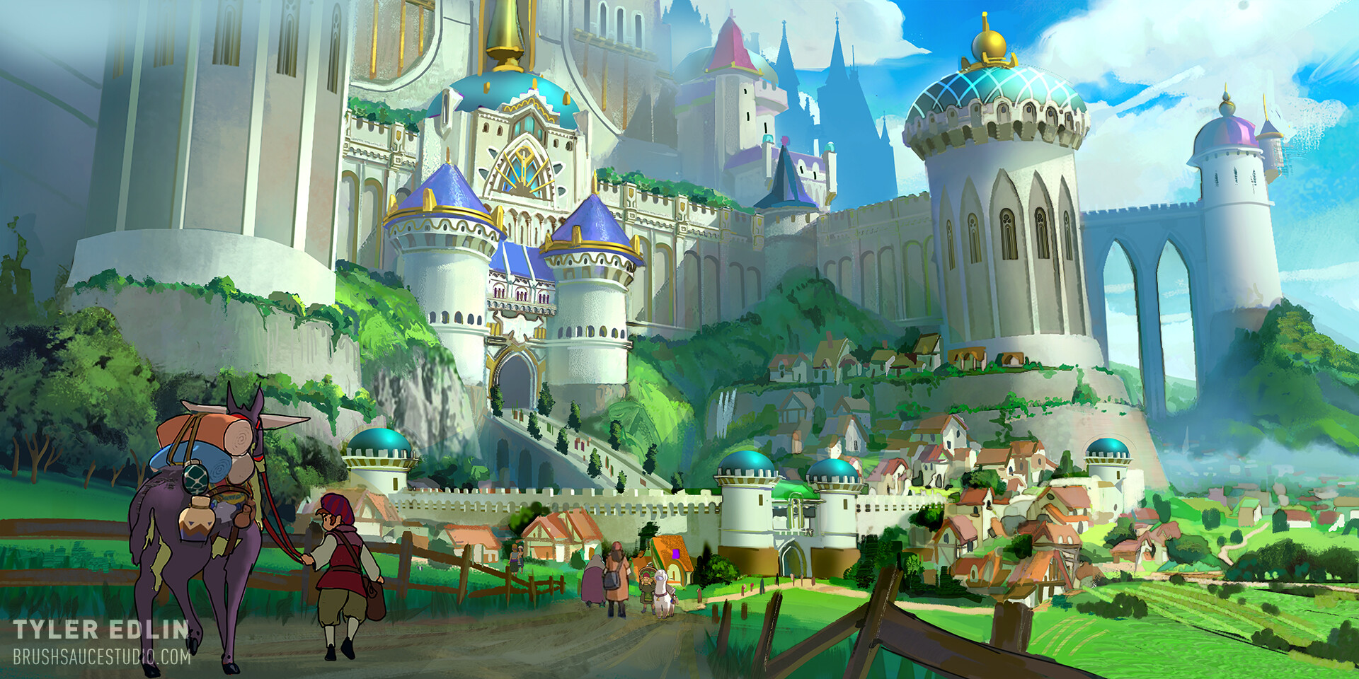 ArtStation - camelot entrance