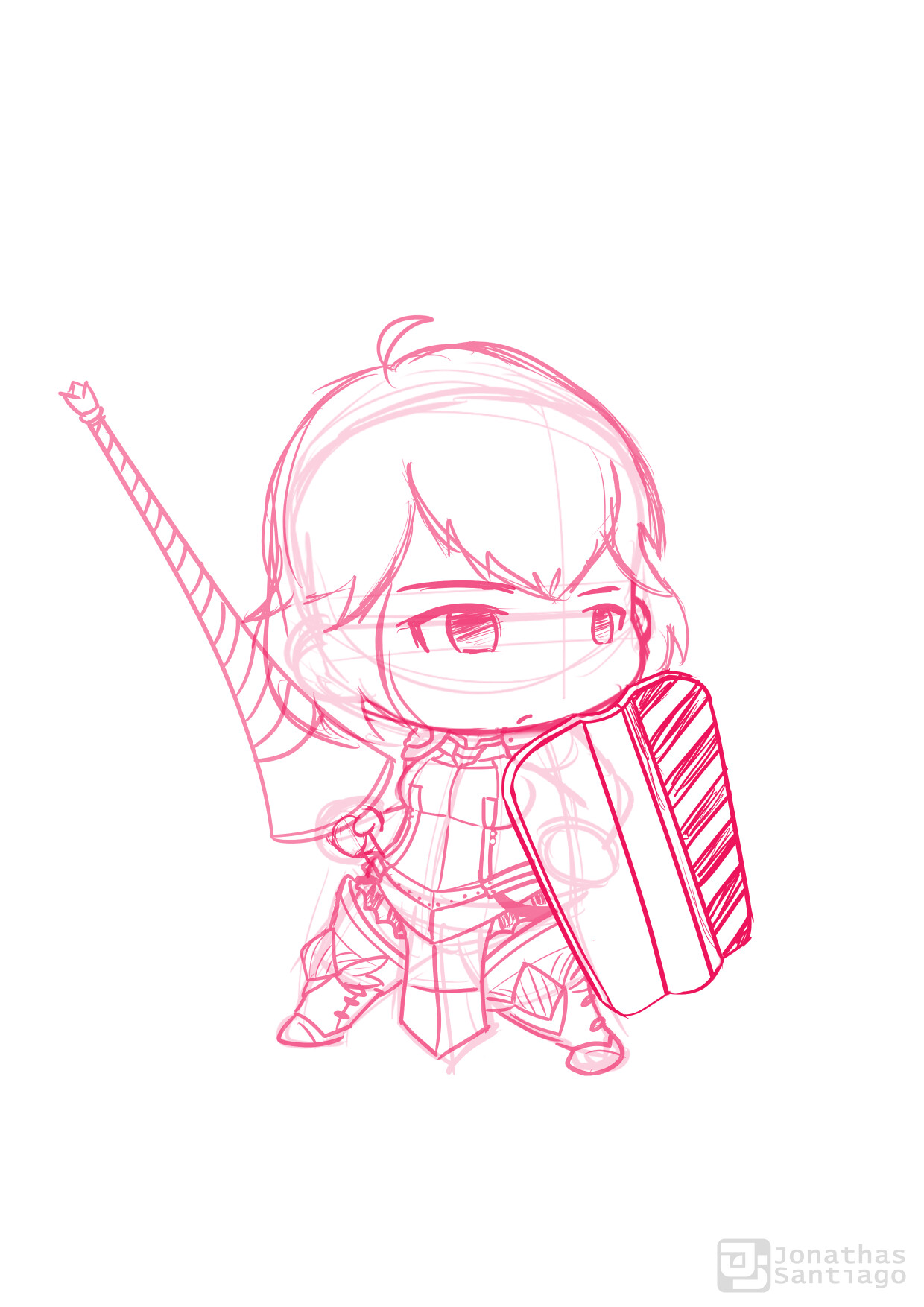 how to draw chibi valkyrie