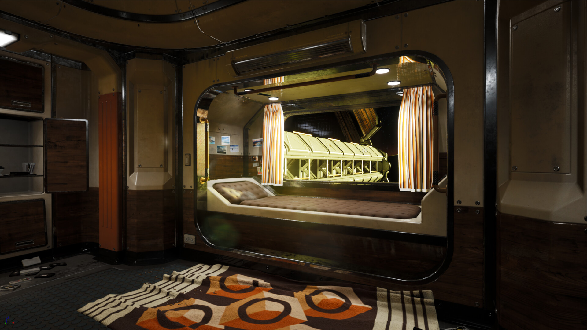 Gustavo Elliott - Re-Lighting of Liam Tart's Sci-Fi Bunk scene