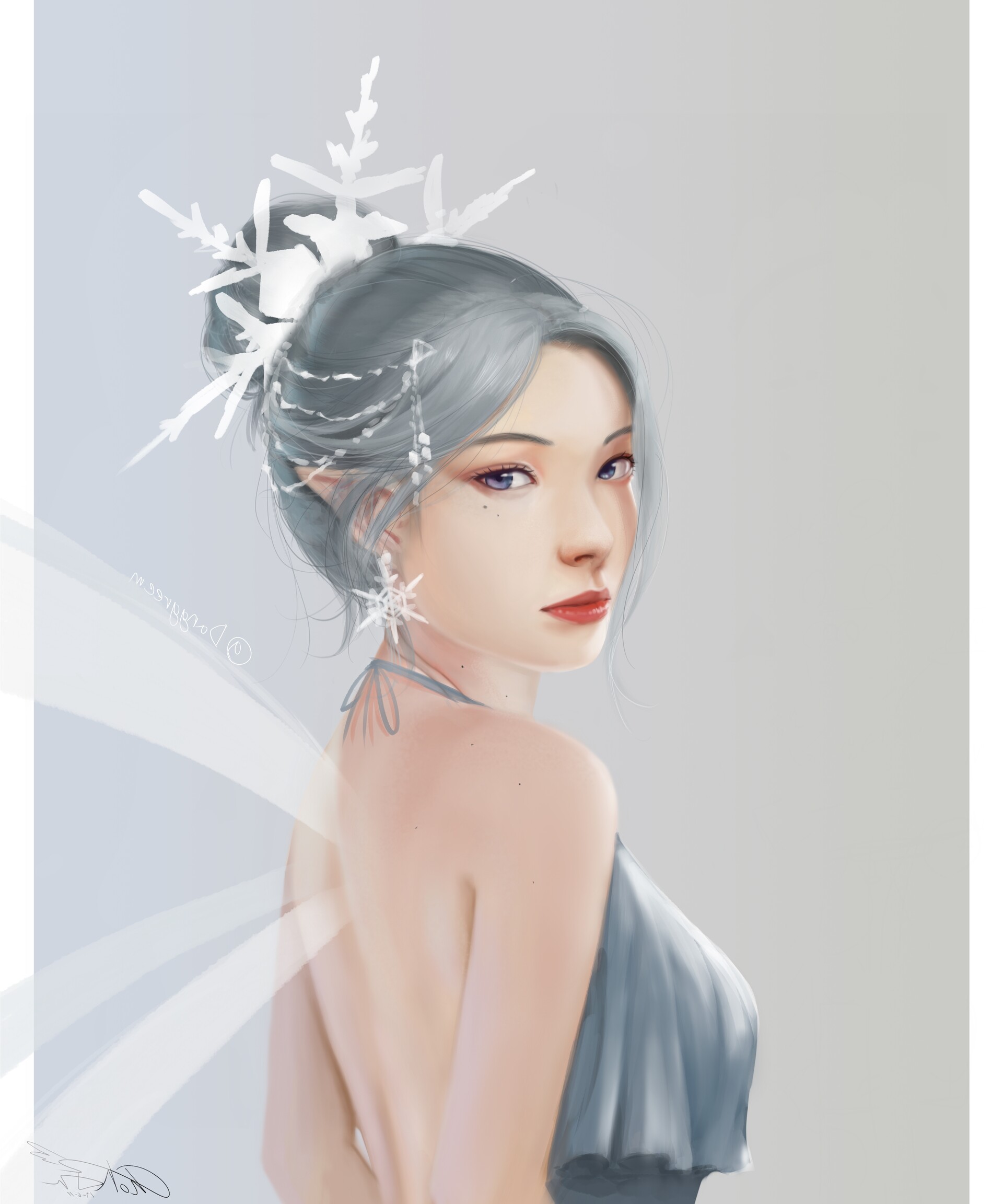 ArtStation - snow fairy