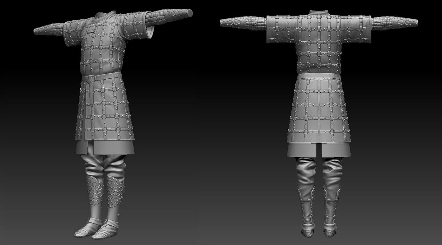 ArtStation - Armour sets in ZBrush