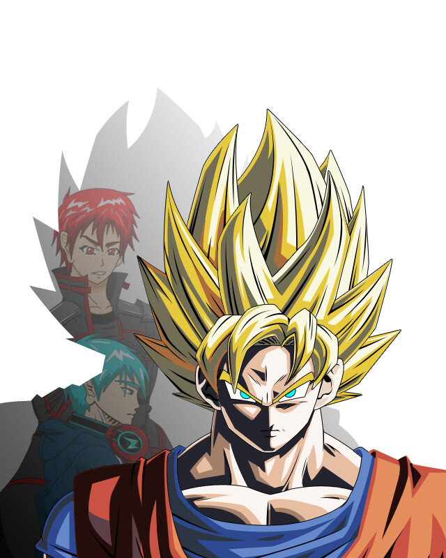 ArtStation - Son Goku with my Characters