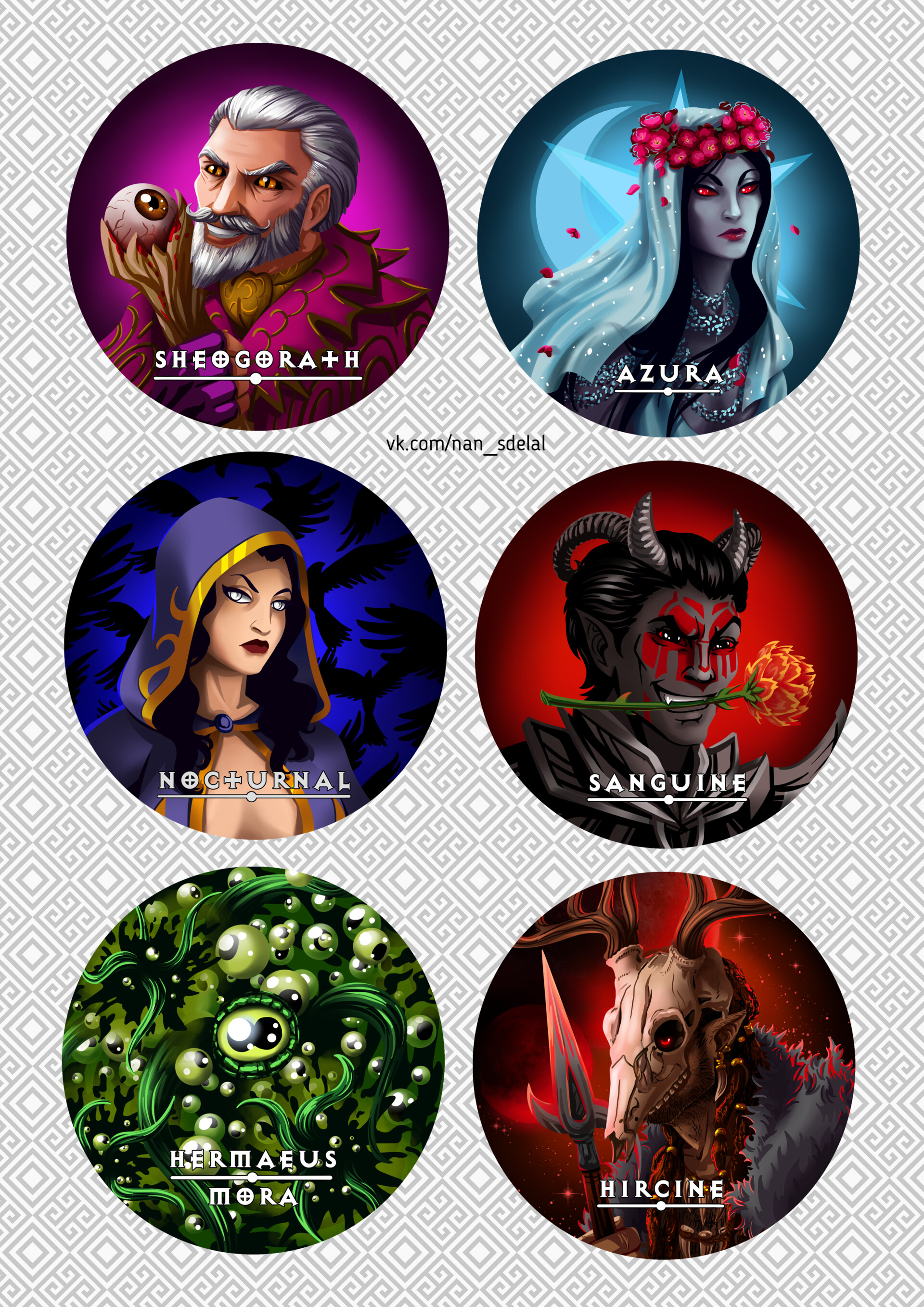 ArtStation - Daedric Badges