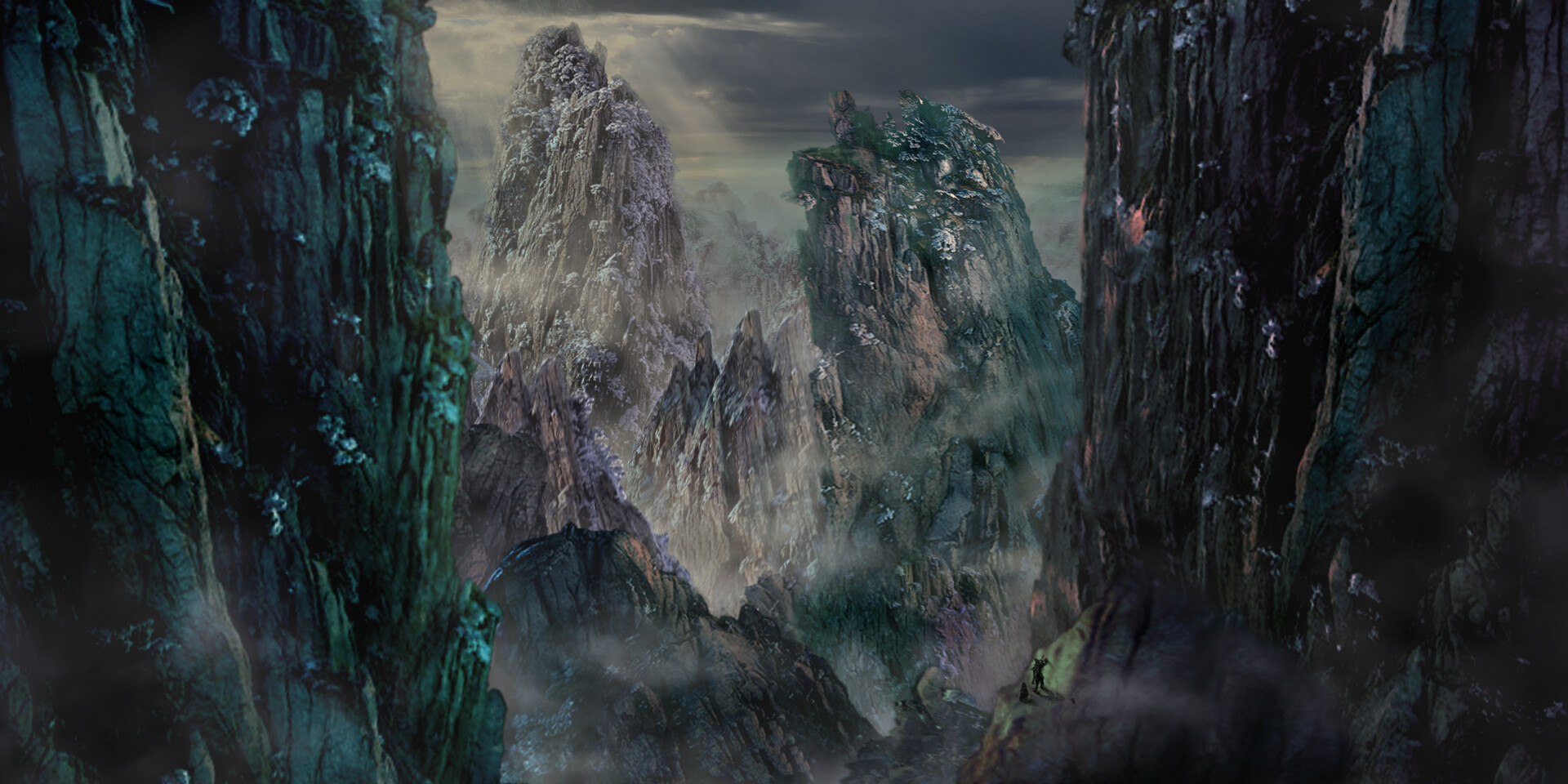 ArtStation - Fantasy Mountains