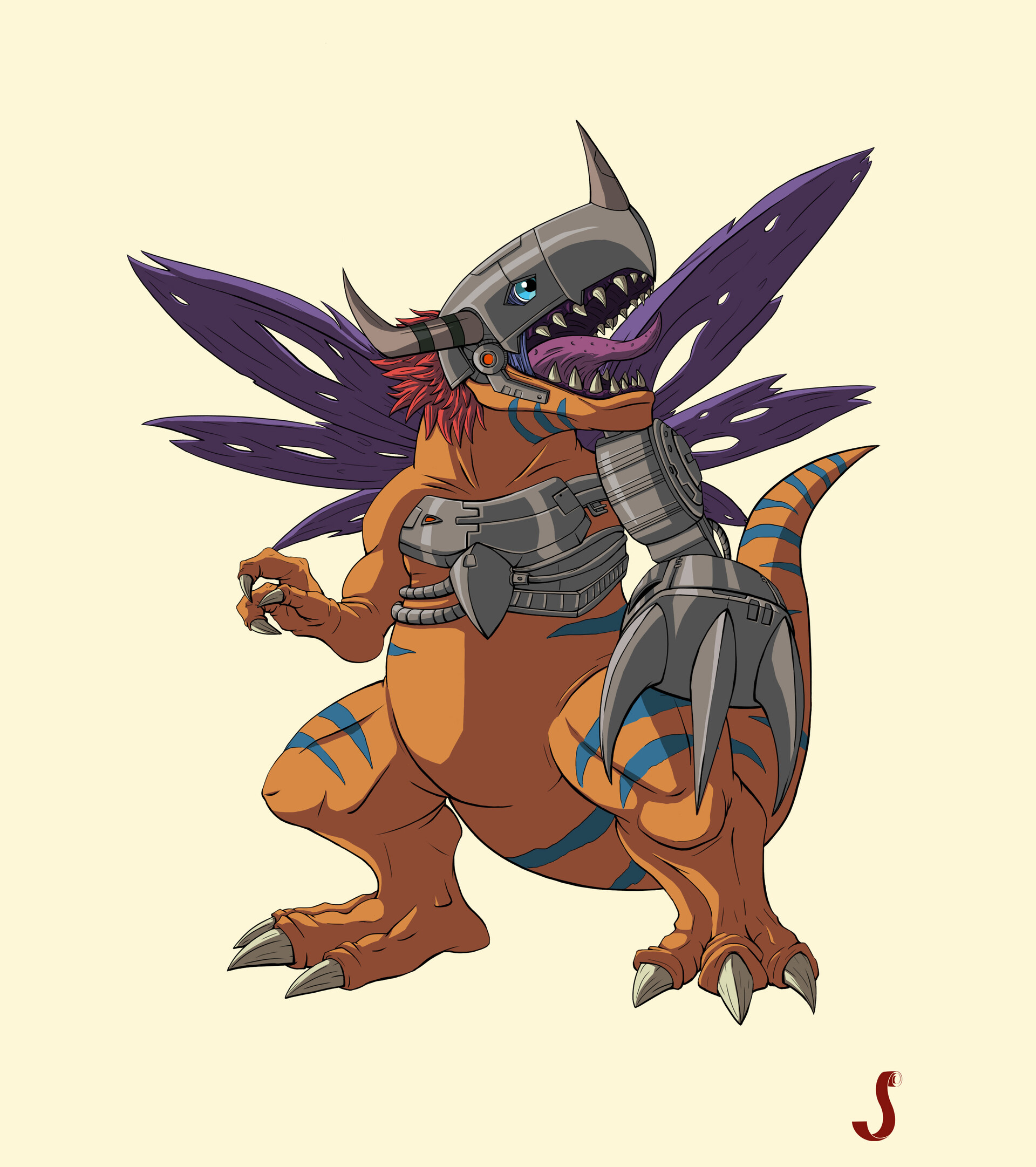 Metalgreymon Wallpaper