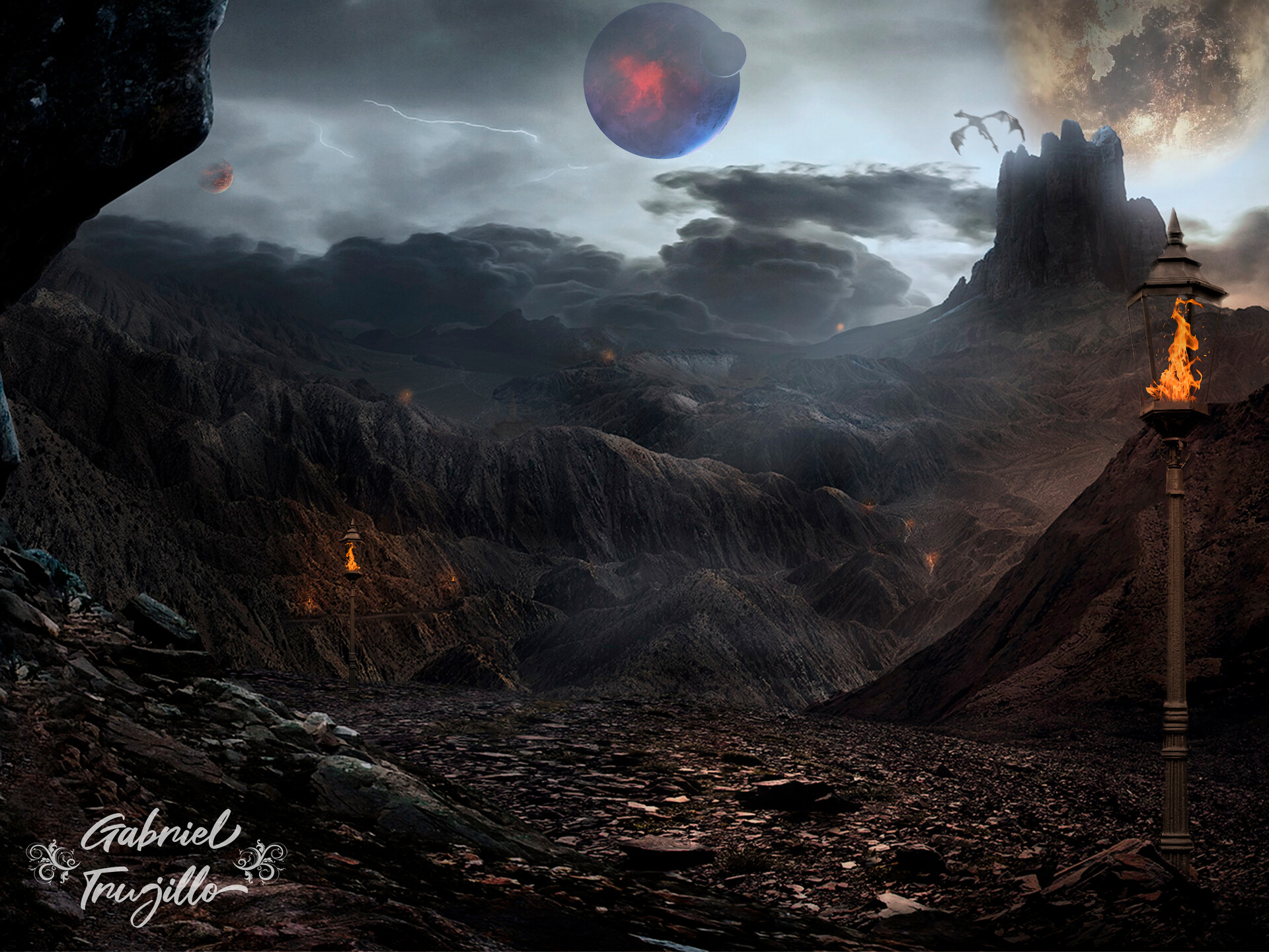 ArtStation - Trail of Fire