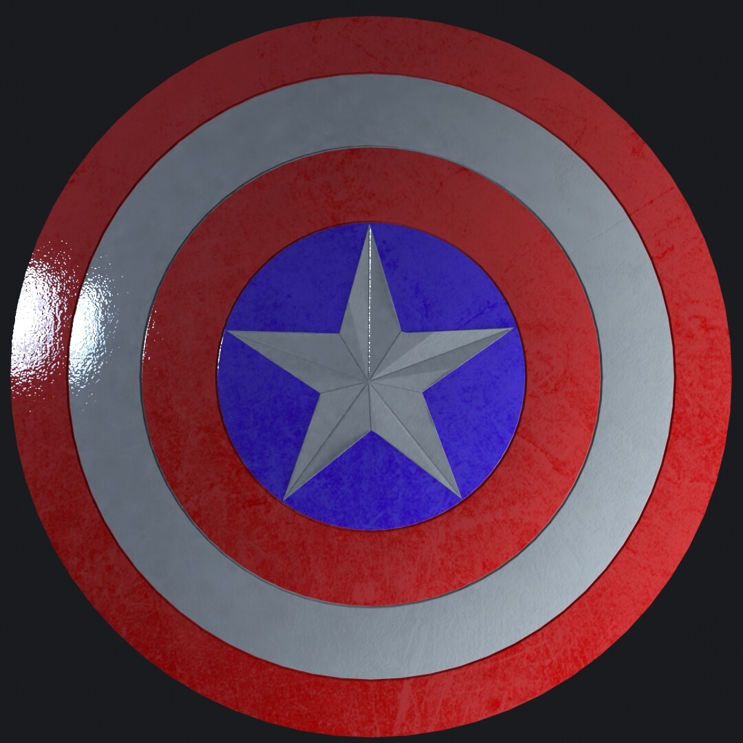 ArtStation - Captain America Shield