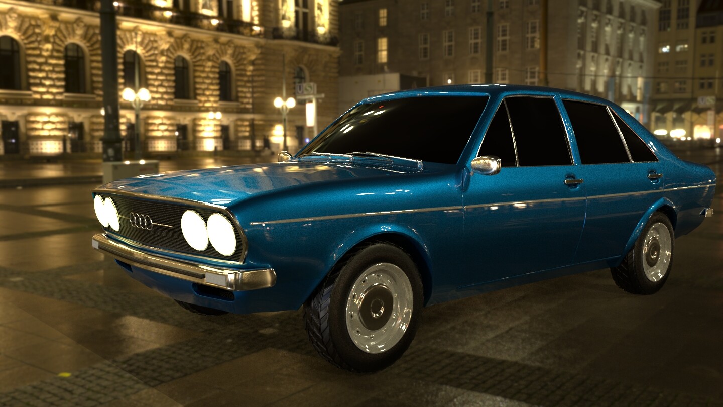 ArtStation - Audi_80_LS_1977