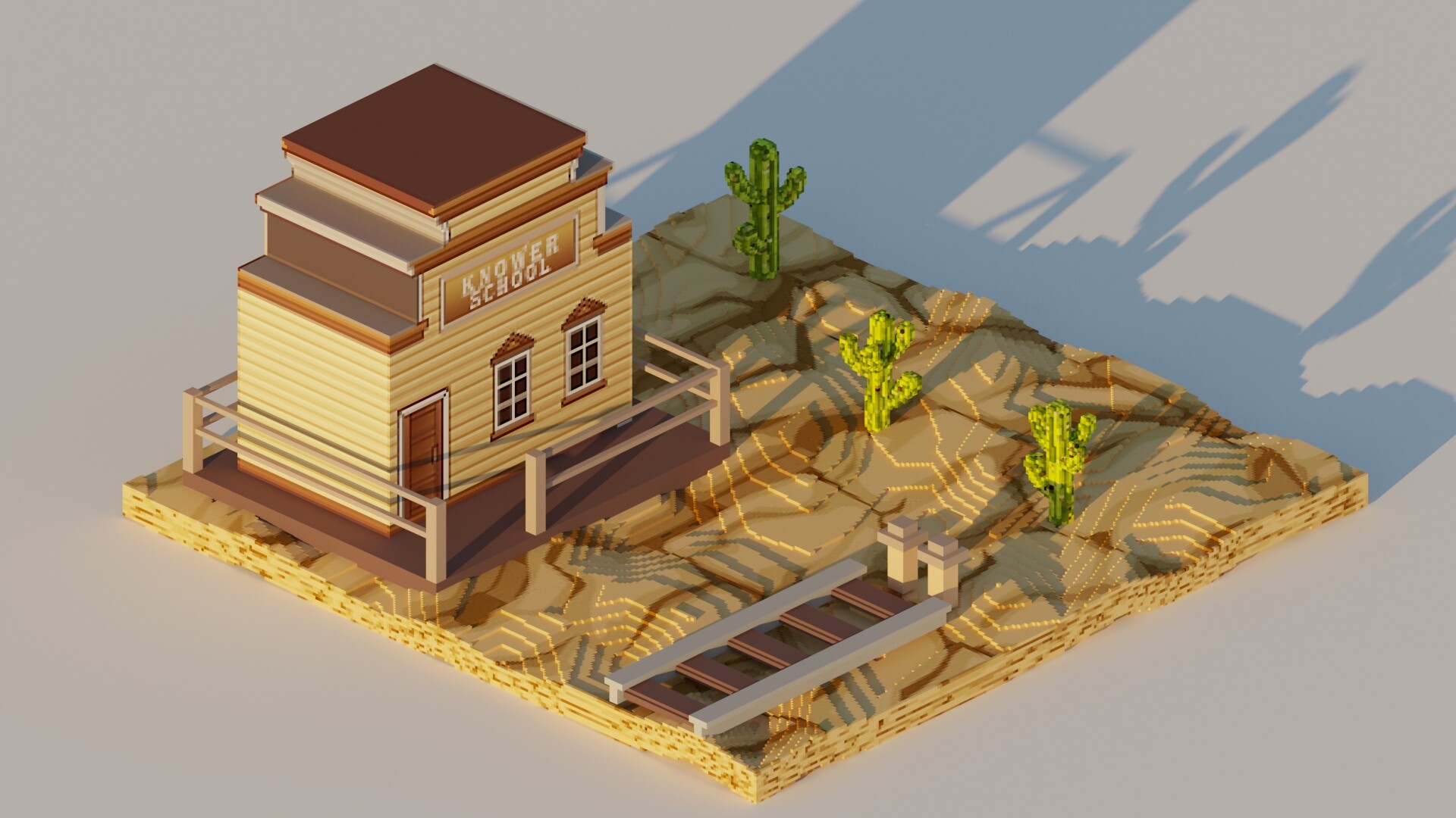 ArtStation - voxel modeling