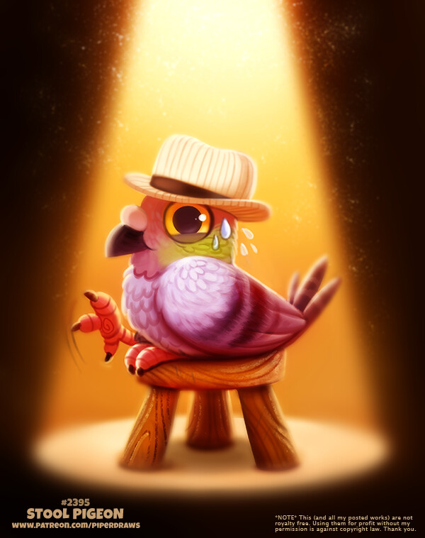 ArtStation - Daily Paint 2395. Stool Pigeon