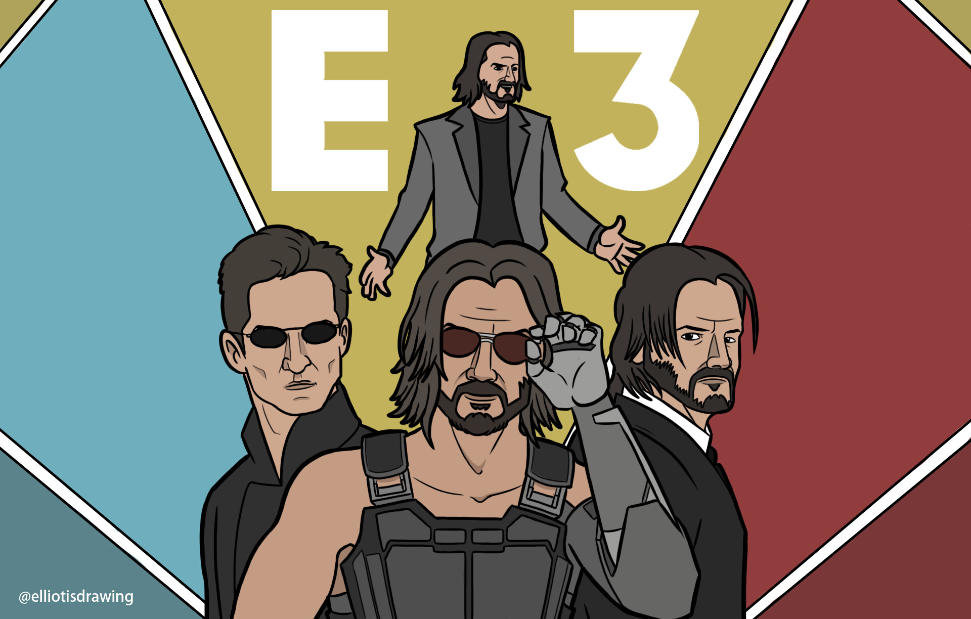 ArtStation - Keanu Reeves - E3 2019