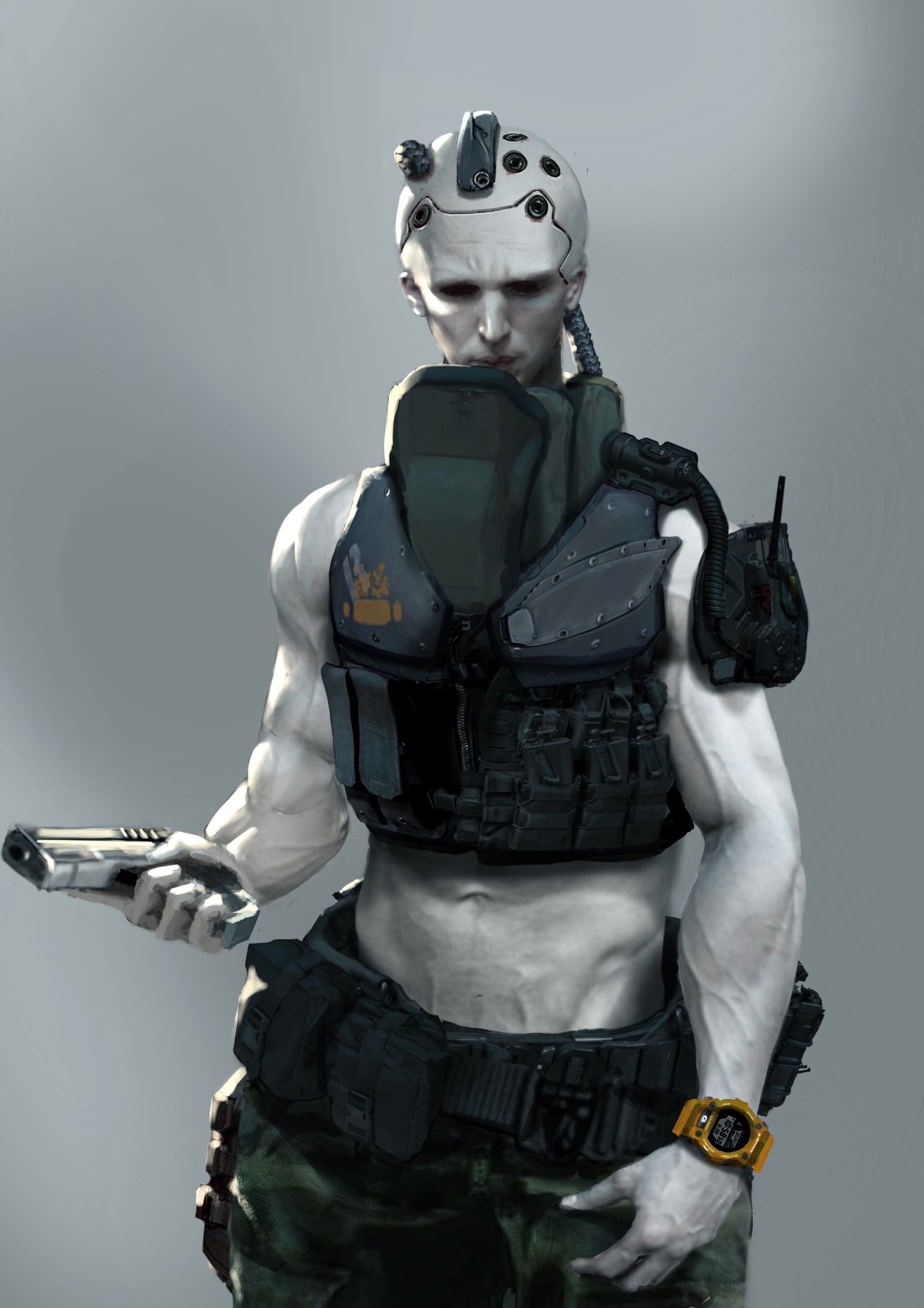 ArtStation - Cyborg in the Cyborg Republican Army