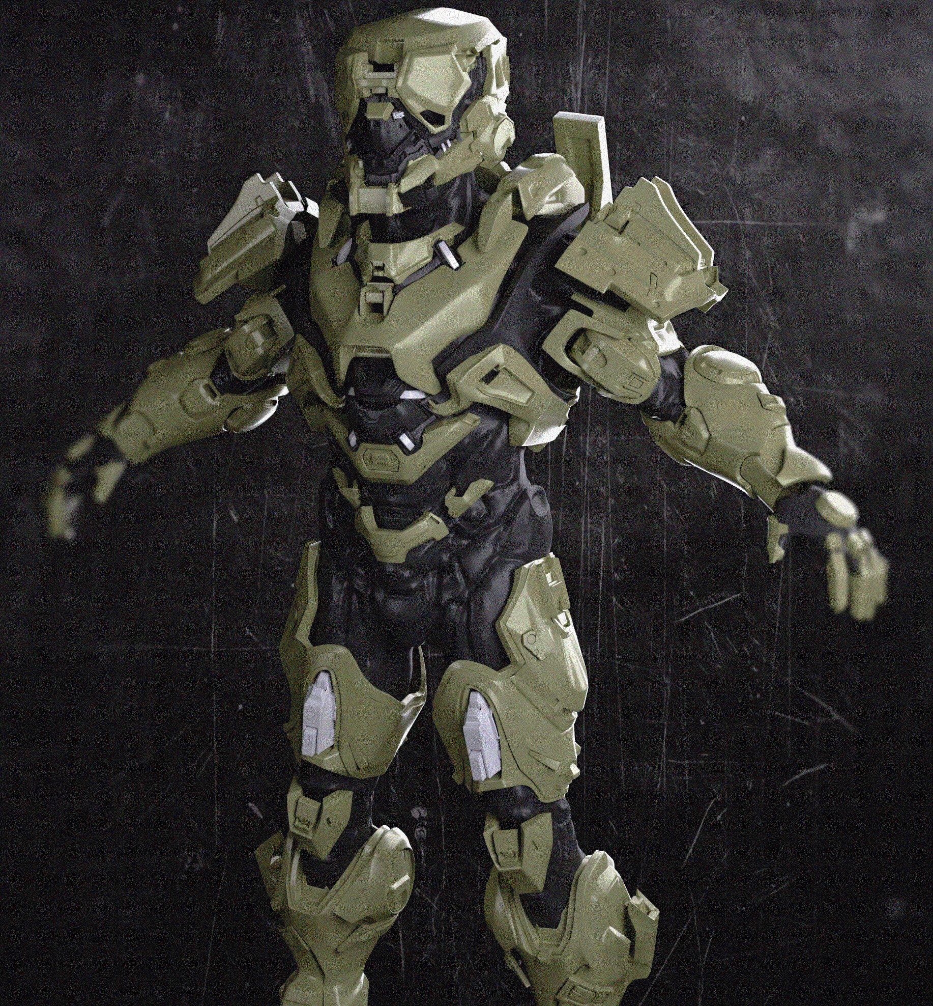 ArtStation - Halo Fan Art Wip