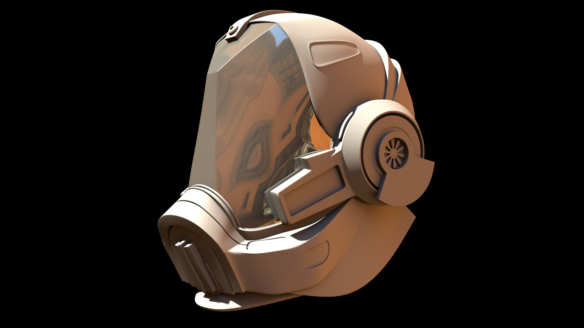 ArtStation - W.I.P SCIFI Helmet