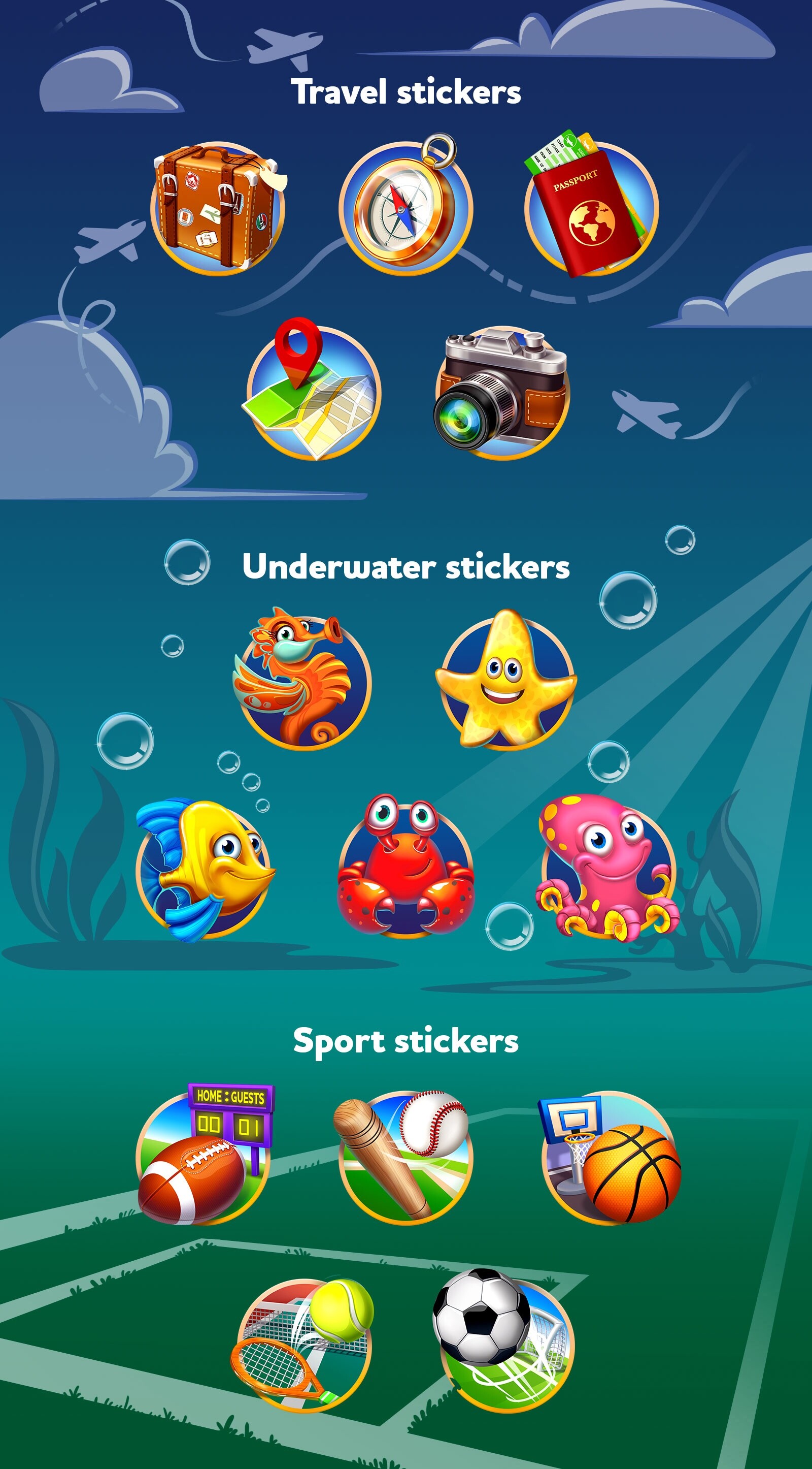 ArtStation - Stickers for social game