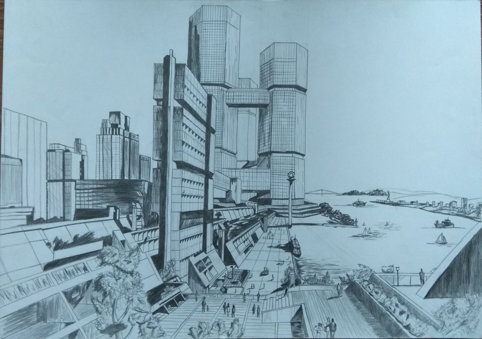 ArtStation - City landscape (2014-2015)