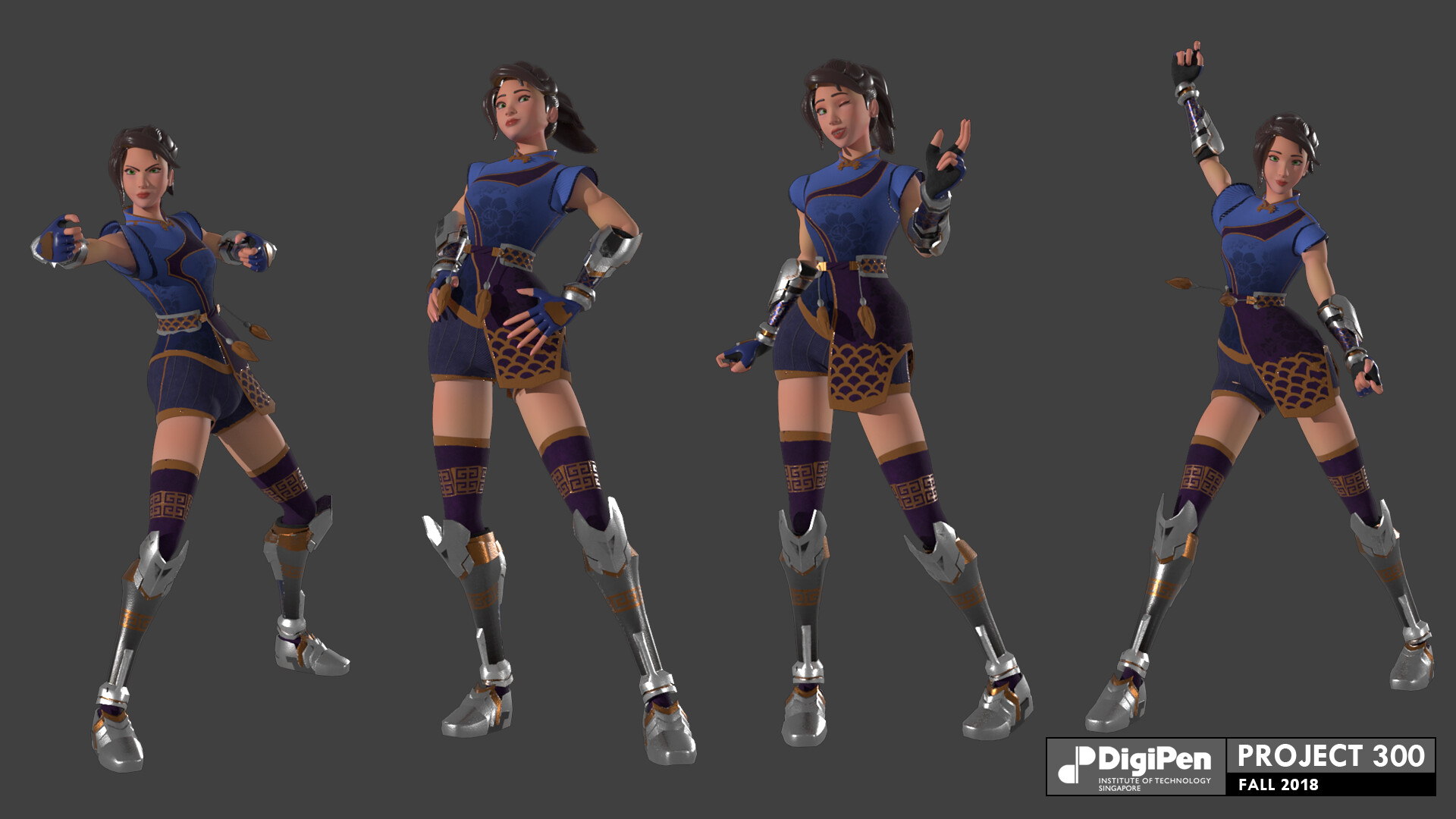 Wei Meng Ng - Overwatch style character creation