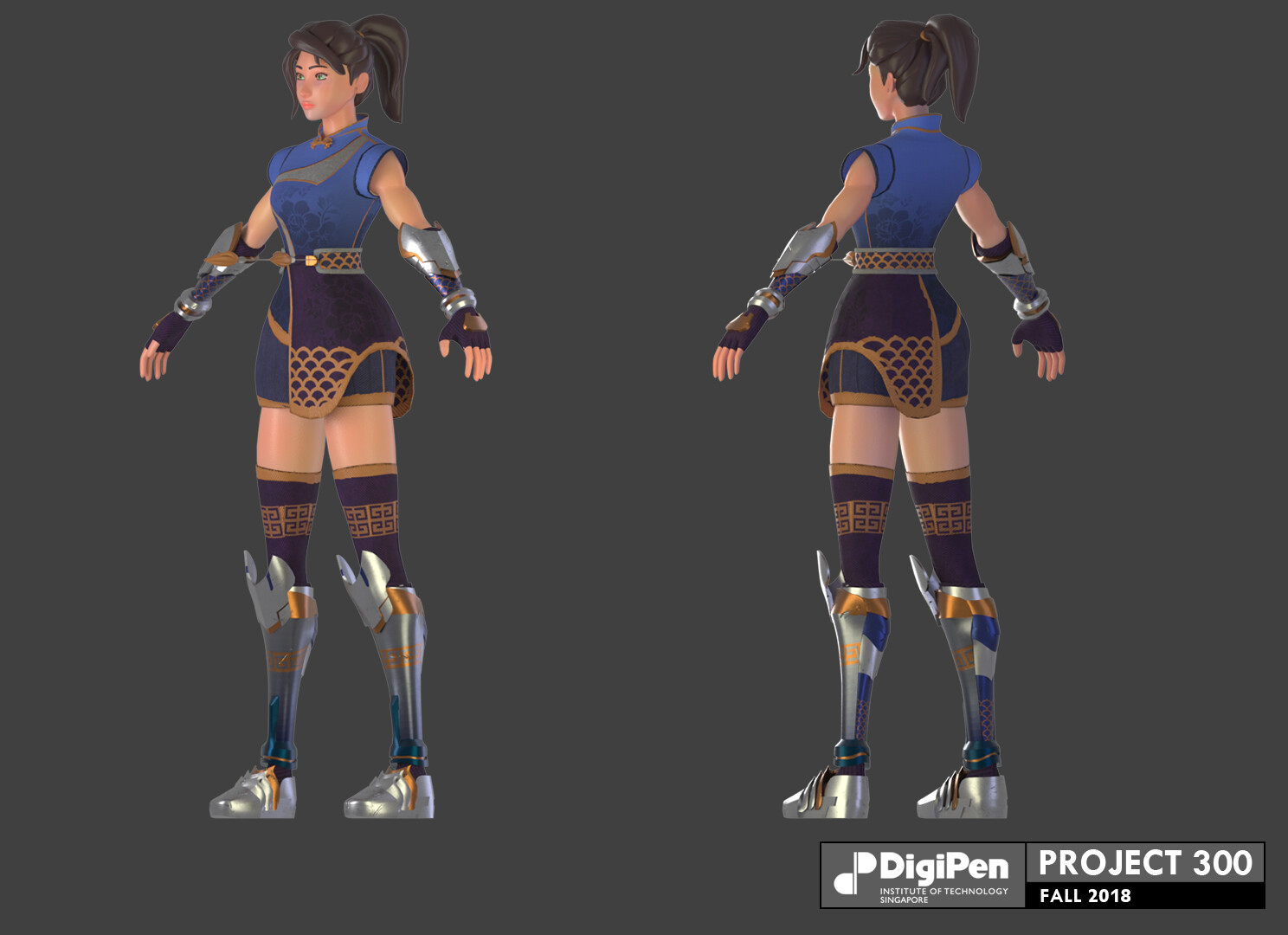 Wei Meng Ng - Overwatch style character creation