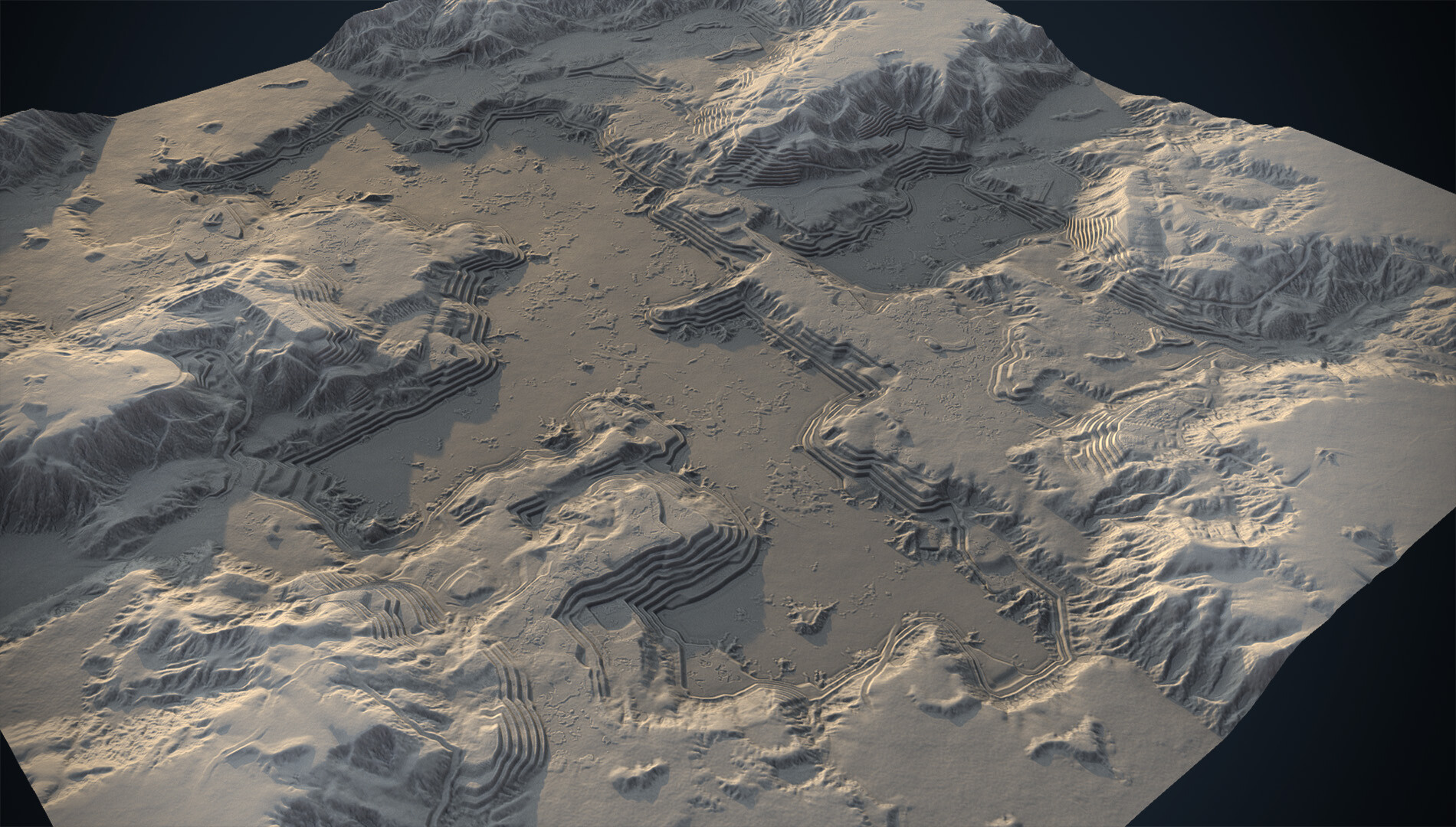 Pascal Muller - Terrain Heightmaps - Substance Designer
