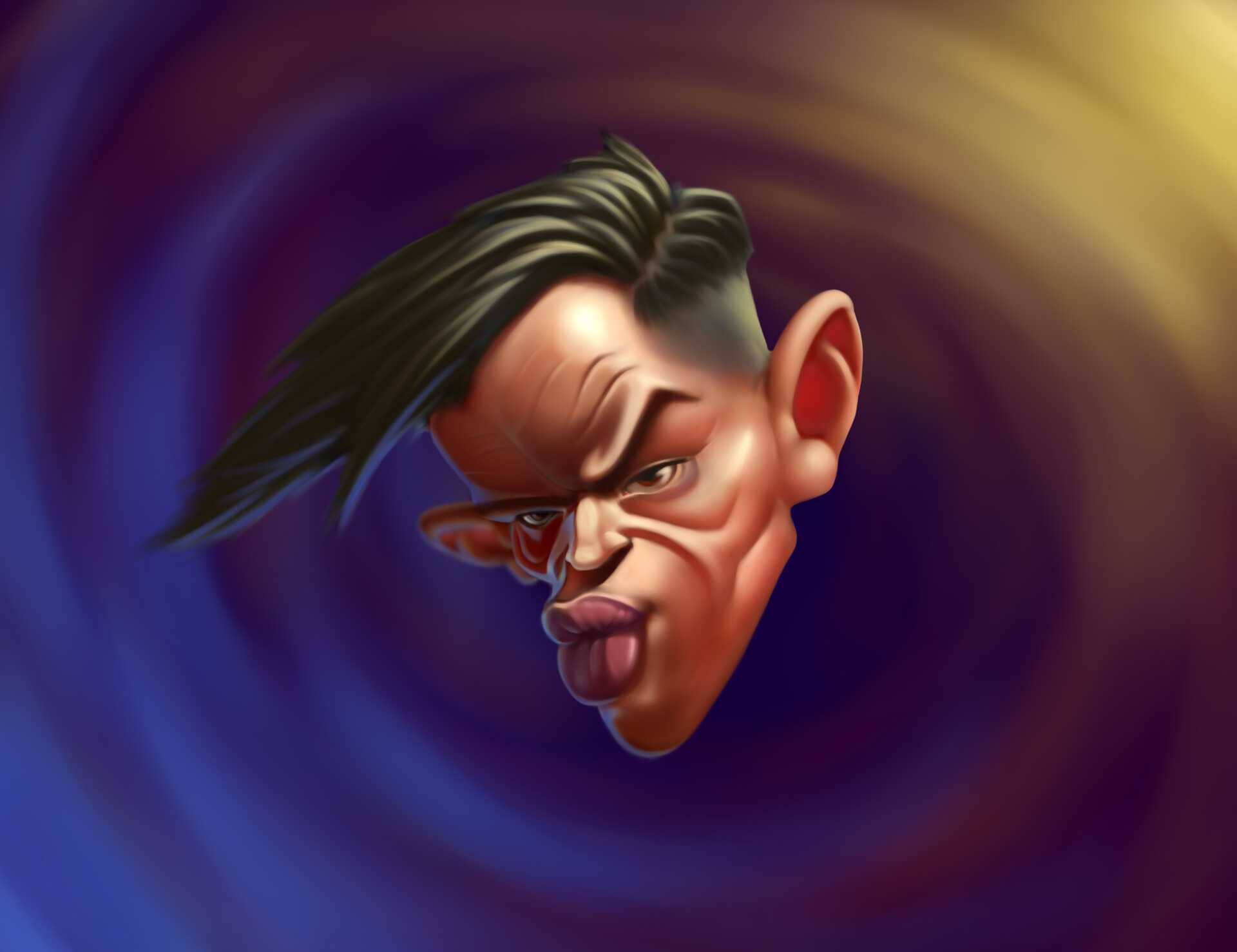 ArtStation - Face of man