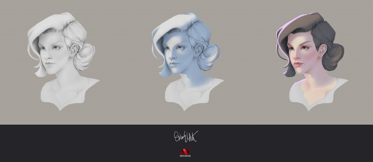 ArtStation - Occlusion shadow/light Study