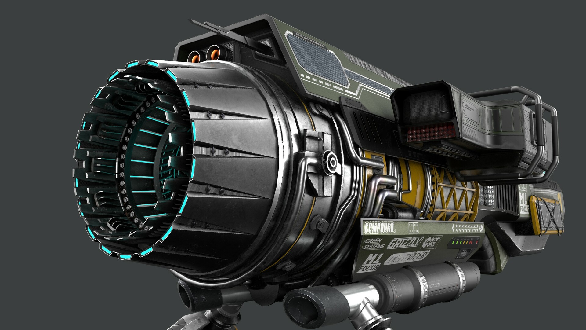 John Governanti - The Warden – Competition Particle Cannon