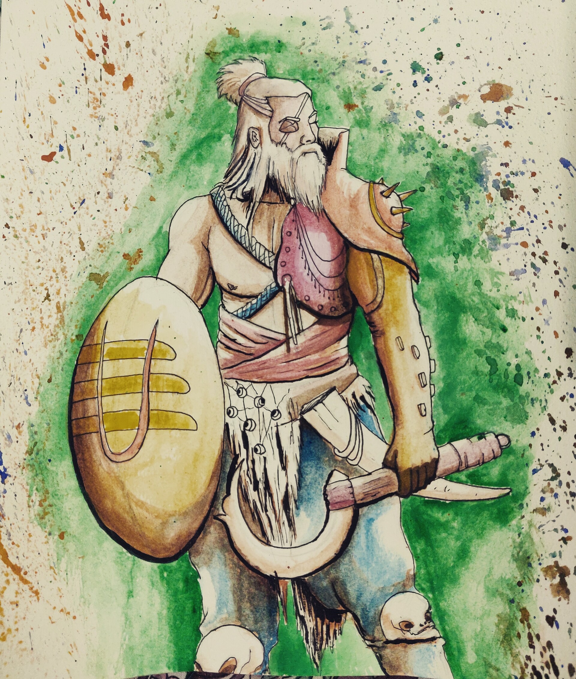 ArtStation - Dhritrashtra - Blind Warrior