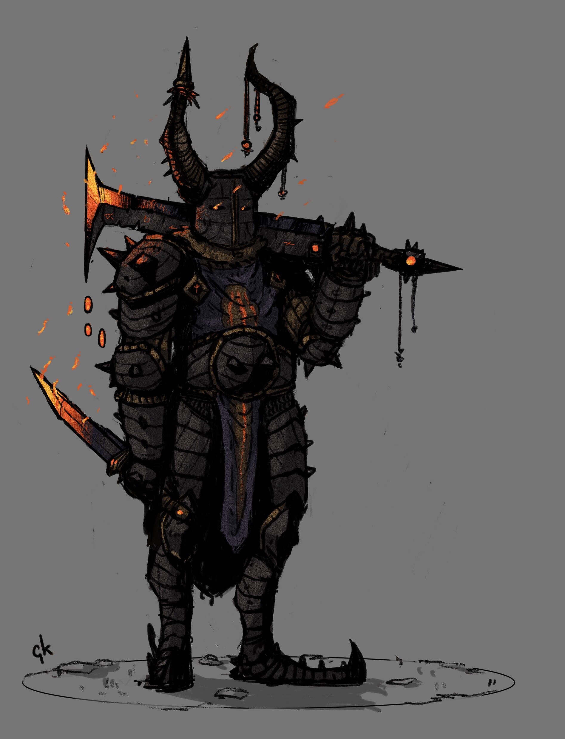 ArtStation - Ba’ Rohk, the deconsecrated lord