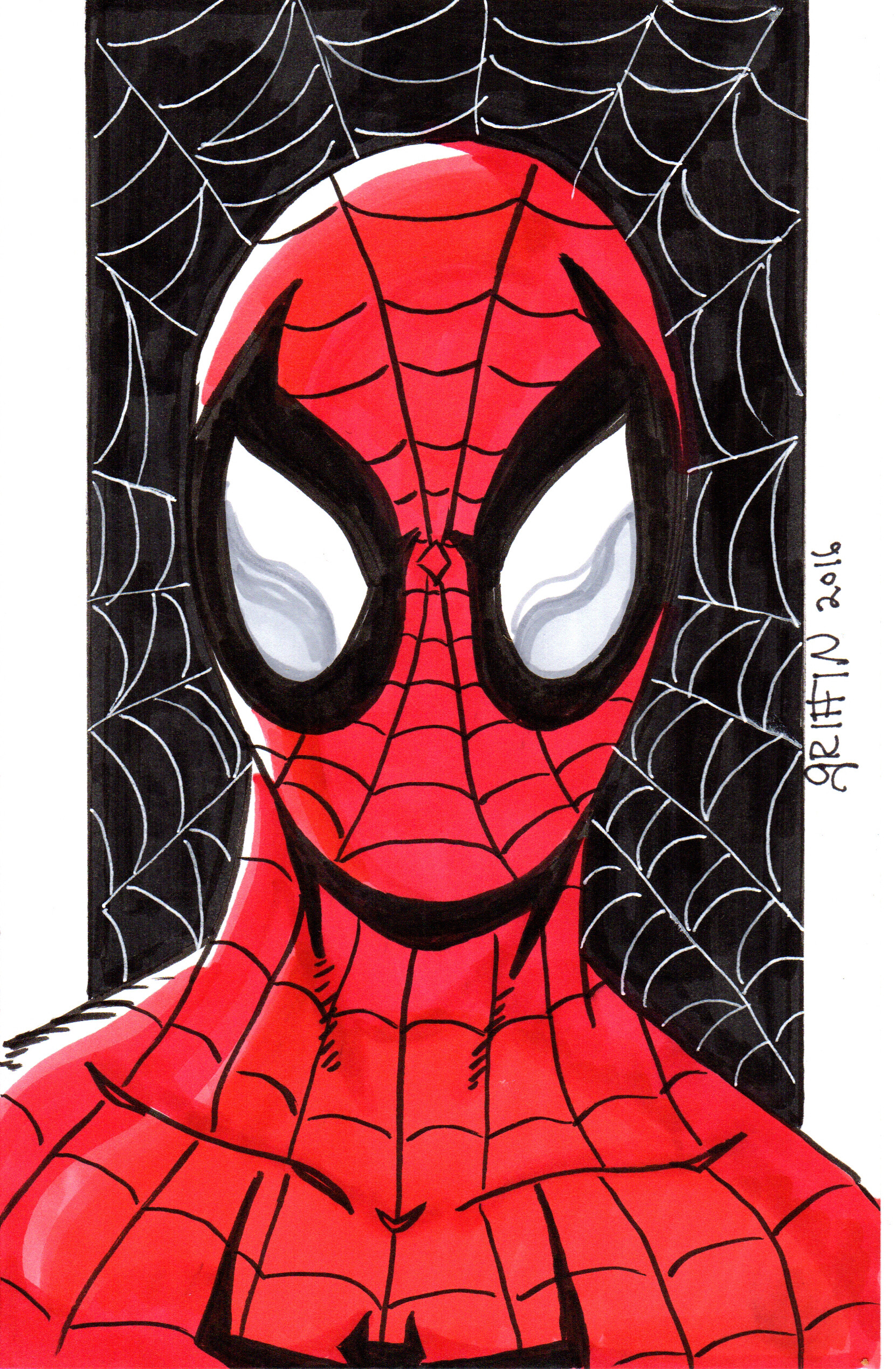 Ray Griffin - 5.5 x 8.5 Copic Sketches