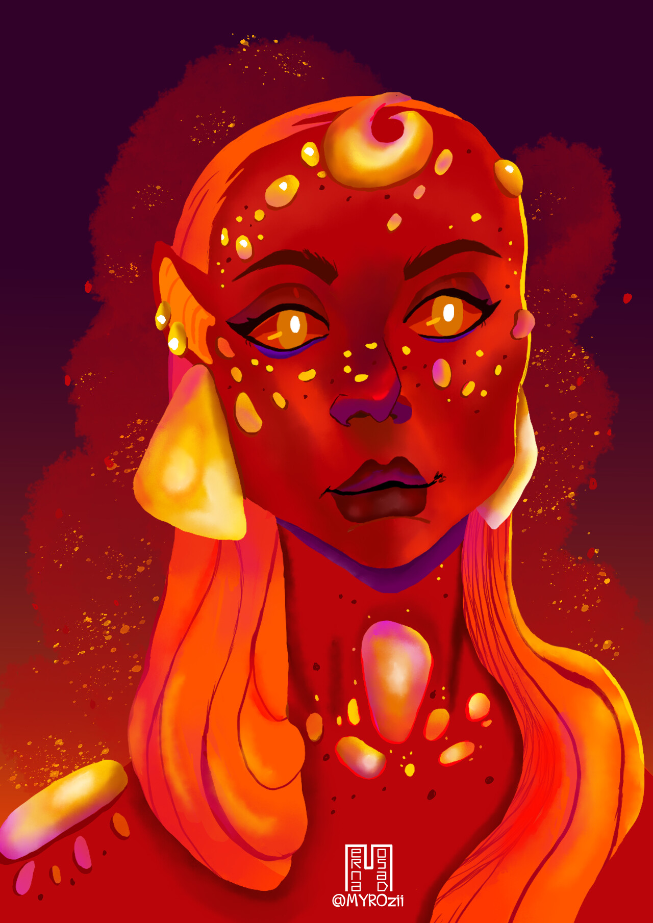 ArtStation - fire queen