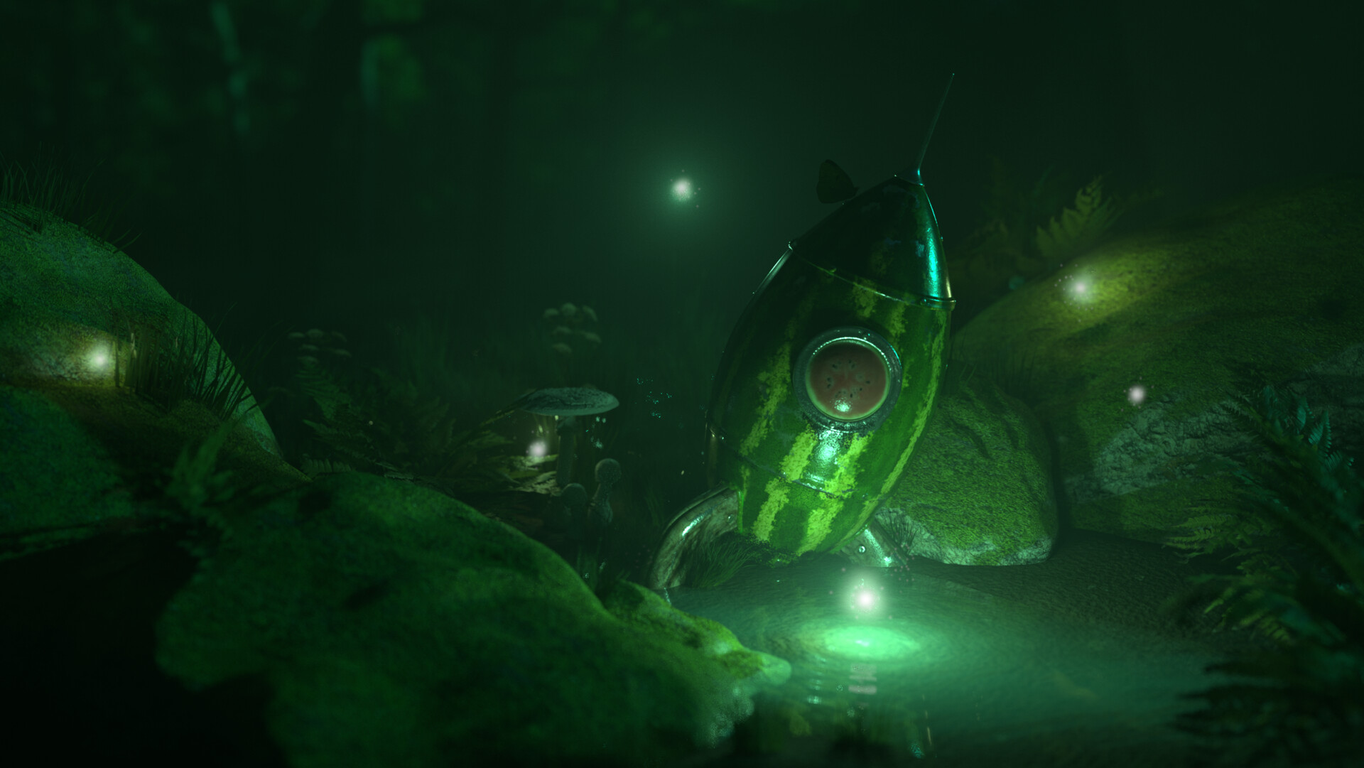 ArtStation - Watermelon Rocket