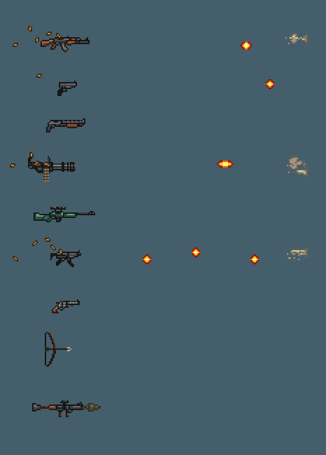 ArtStation - Animated guns and weapons