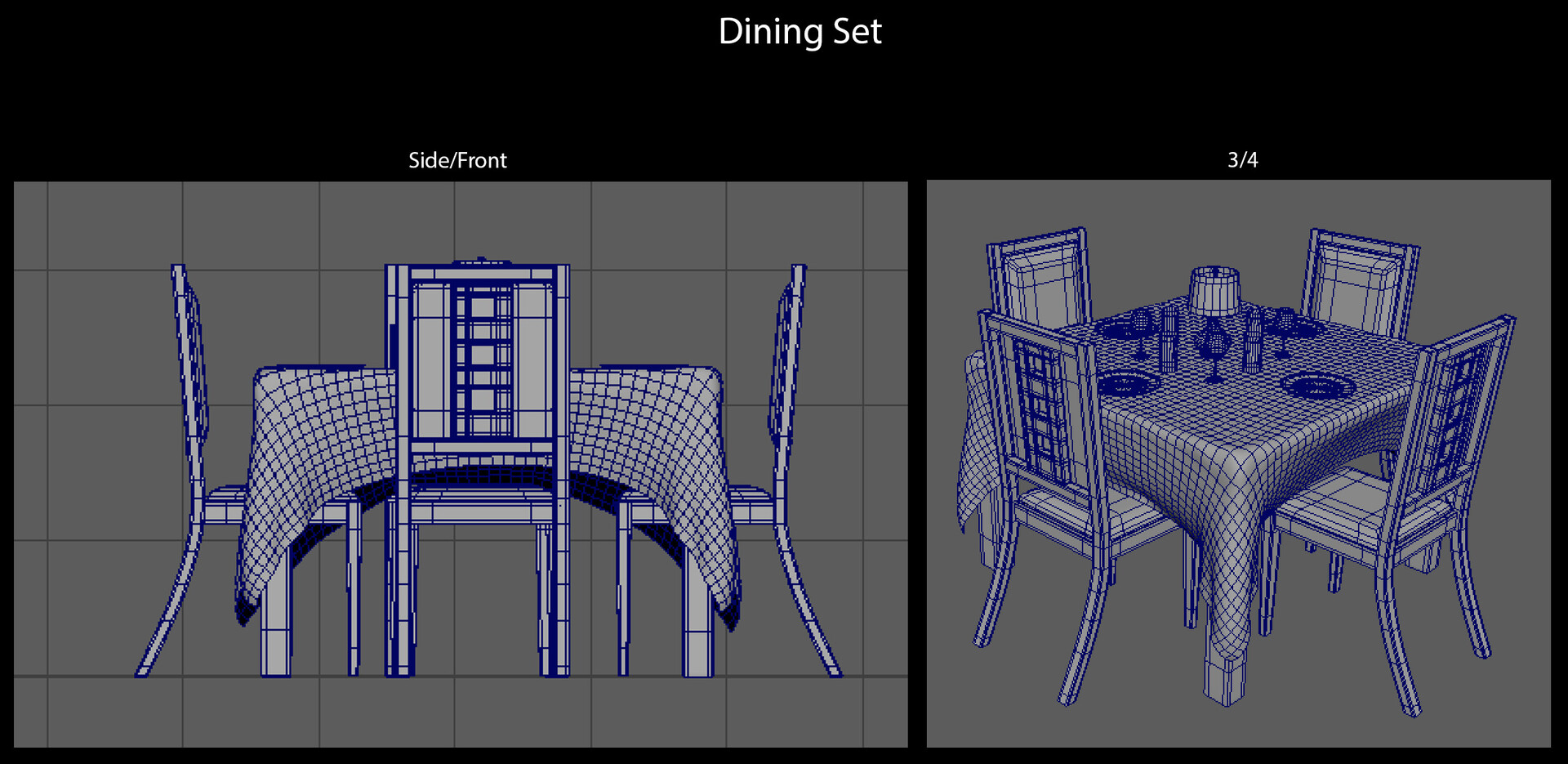 ArtStation - Dining Set
