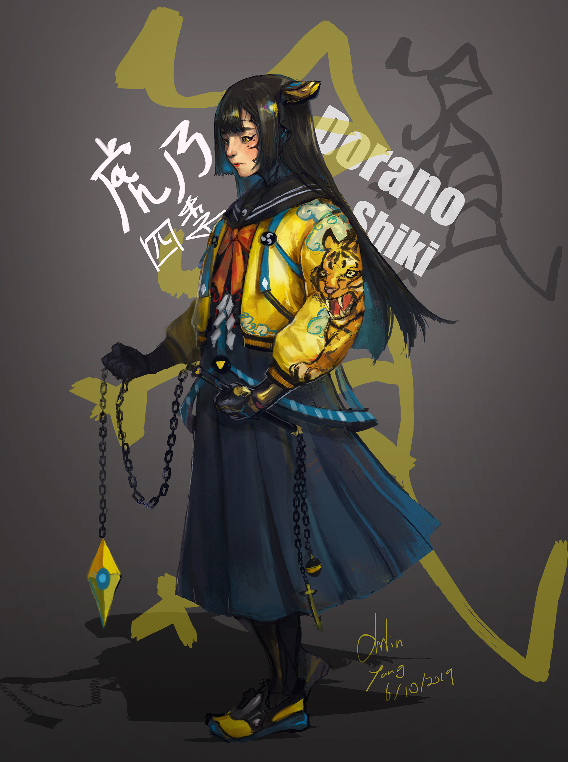 Chunlin Yang - 3 Characters of my personal project